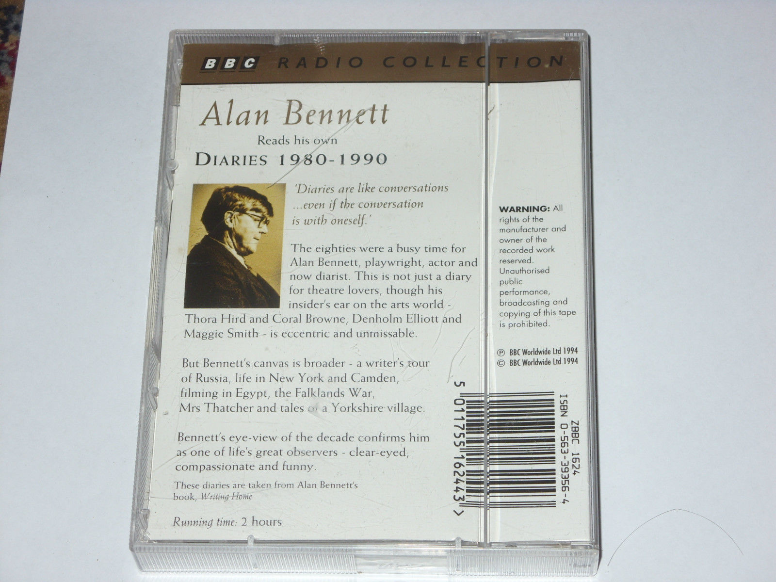 Alan Bennett Diaries 1980-1990 BBC Double Cassette