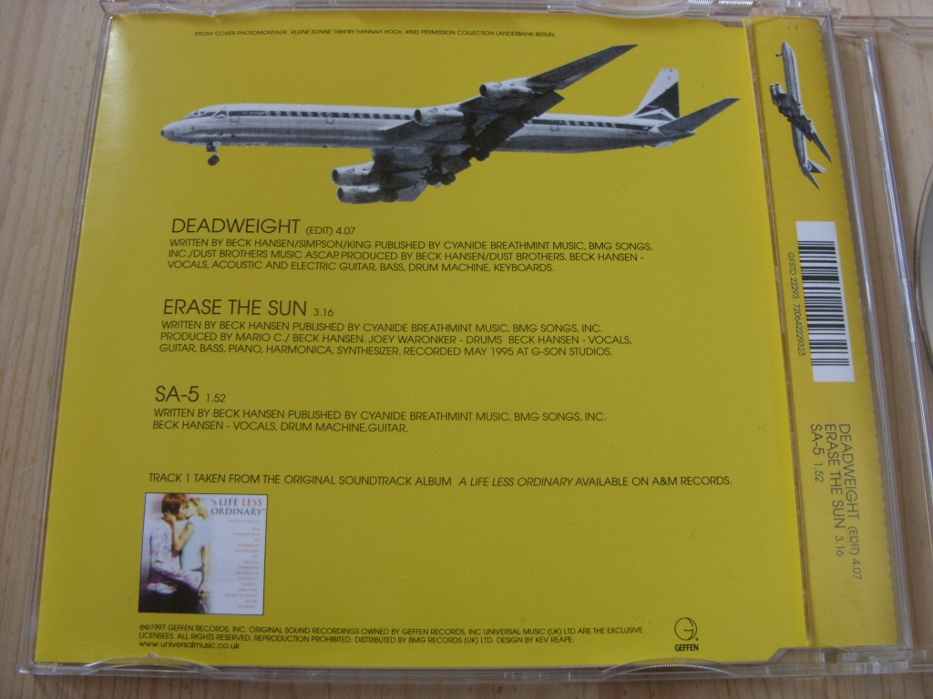 Beck: Deadweight NM CD single