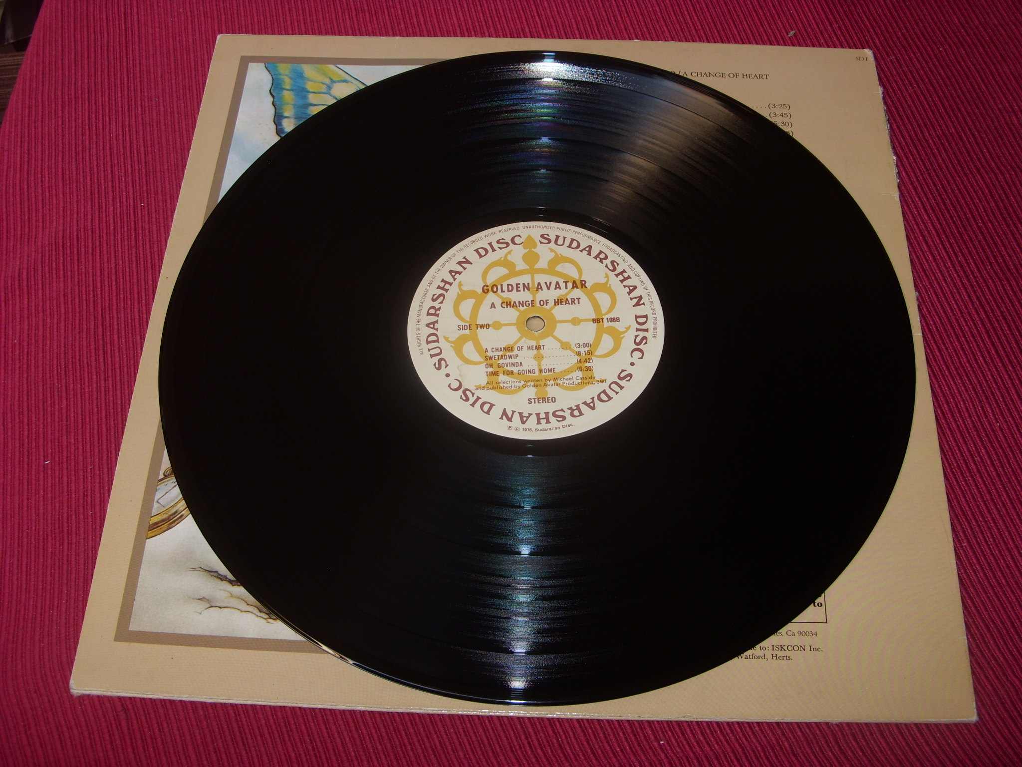 Golden Avatar: A Change Of Heart UK 1976 LP EX+