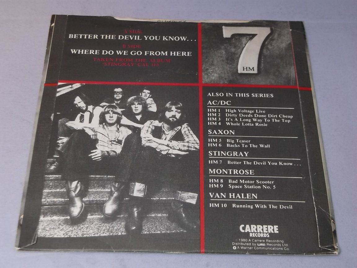 Stingray: Better The Devil You Know 1980 UK 7"