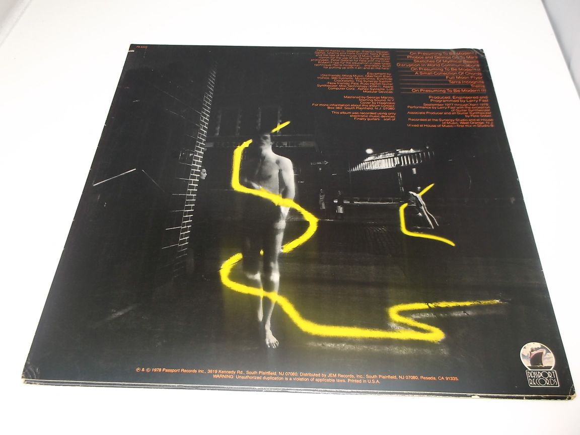 Synergy: Cords 1978 1st Press U.S EX LP
