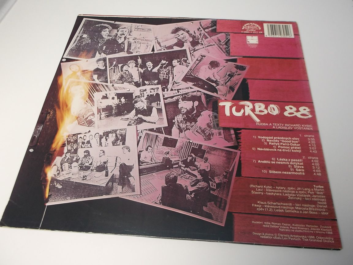 Turbo: Turbo 88 1988 Czech Supraphon EX+ LP