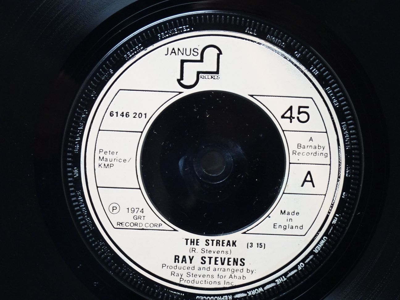 Ray Stevens: The Streak EX+ UK 1975 7"