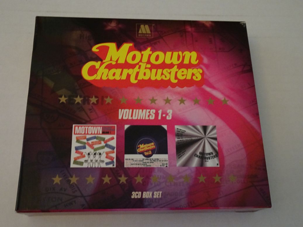 Various: Motown Chartbusters Volumes 1-3 3CD Fatbox Near Mint Unplayed