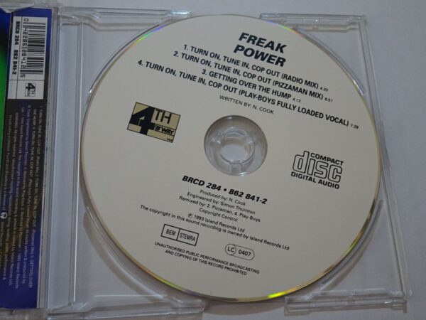 Freak Power: Turn On, Tune In, Cop Out Rare CD Single