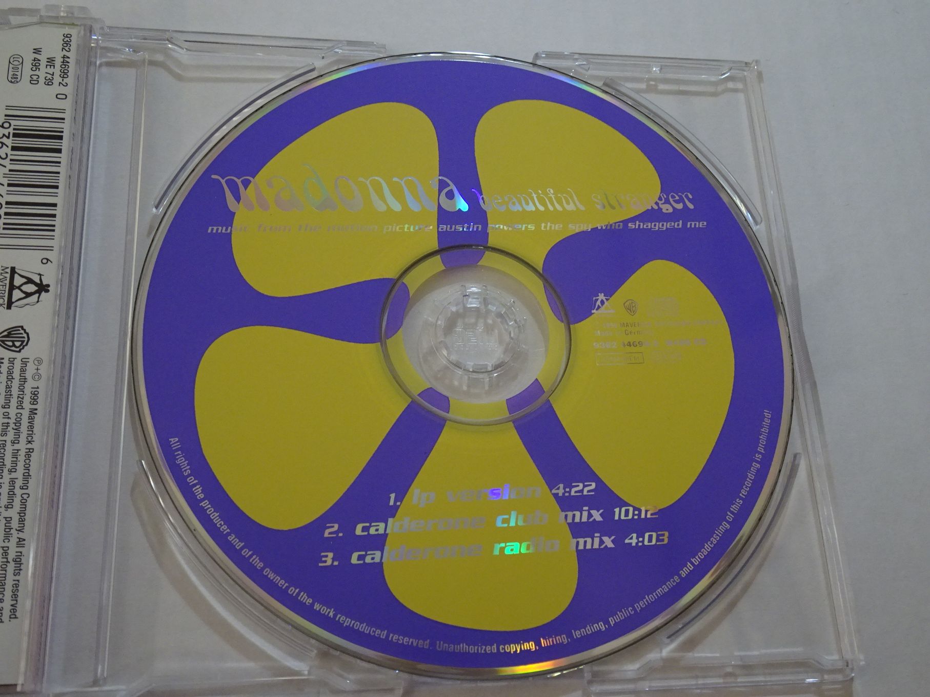 Madonna: Beautiful Stranger Rare CD Single