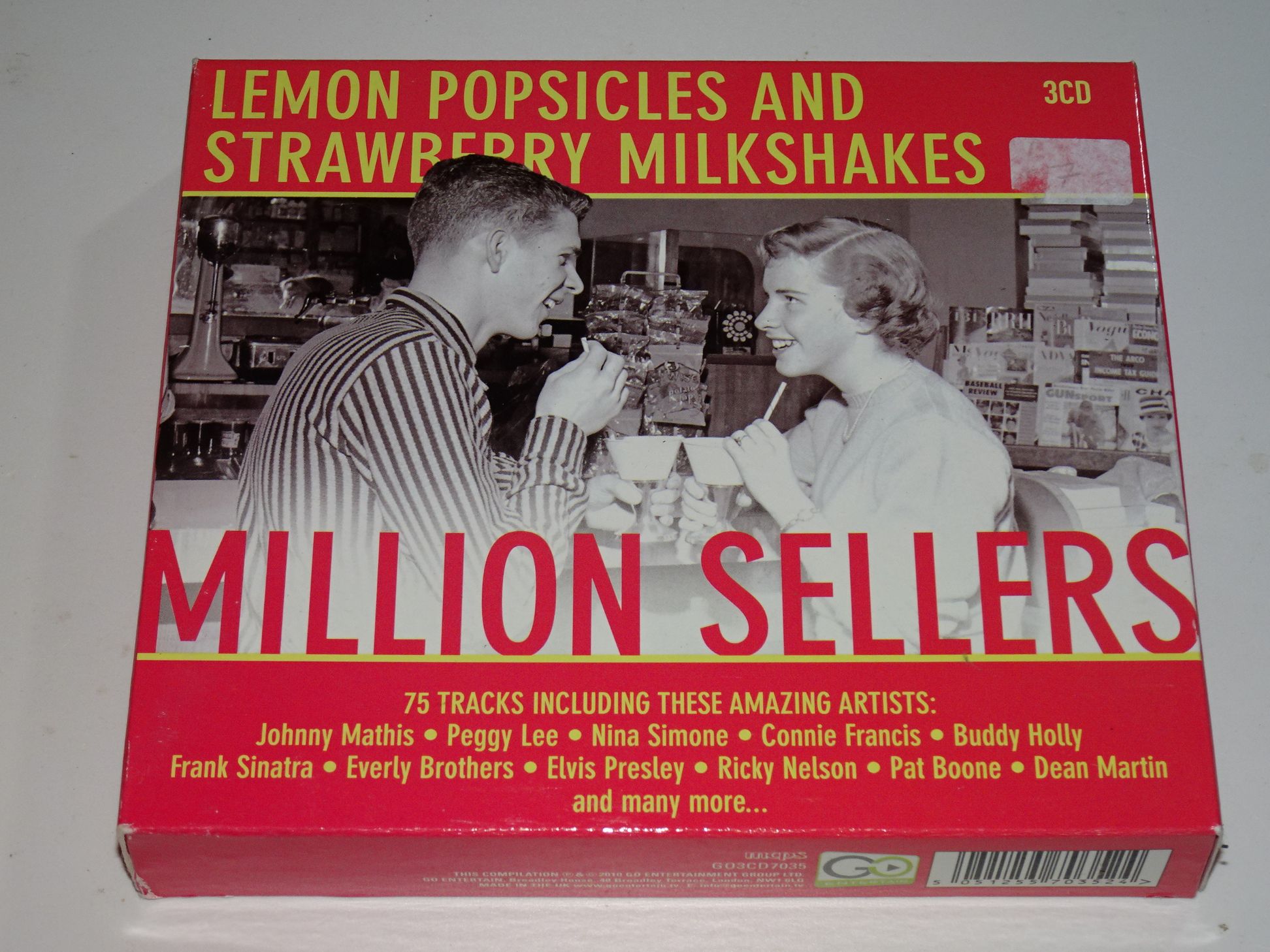Various: Lemon Popsicle & Strawberry Milkshakes - Million Sellers 3XCD NEW
