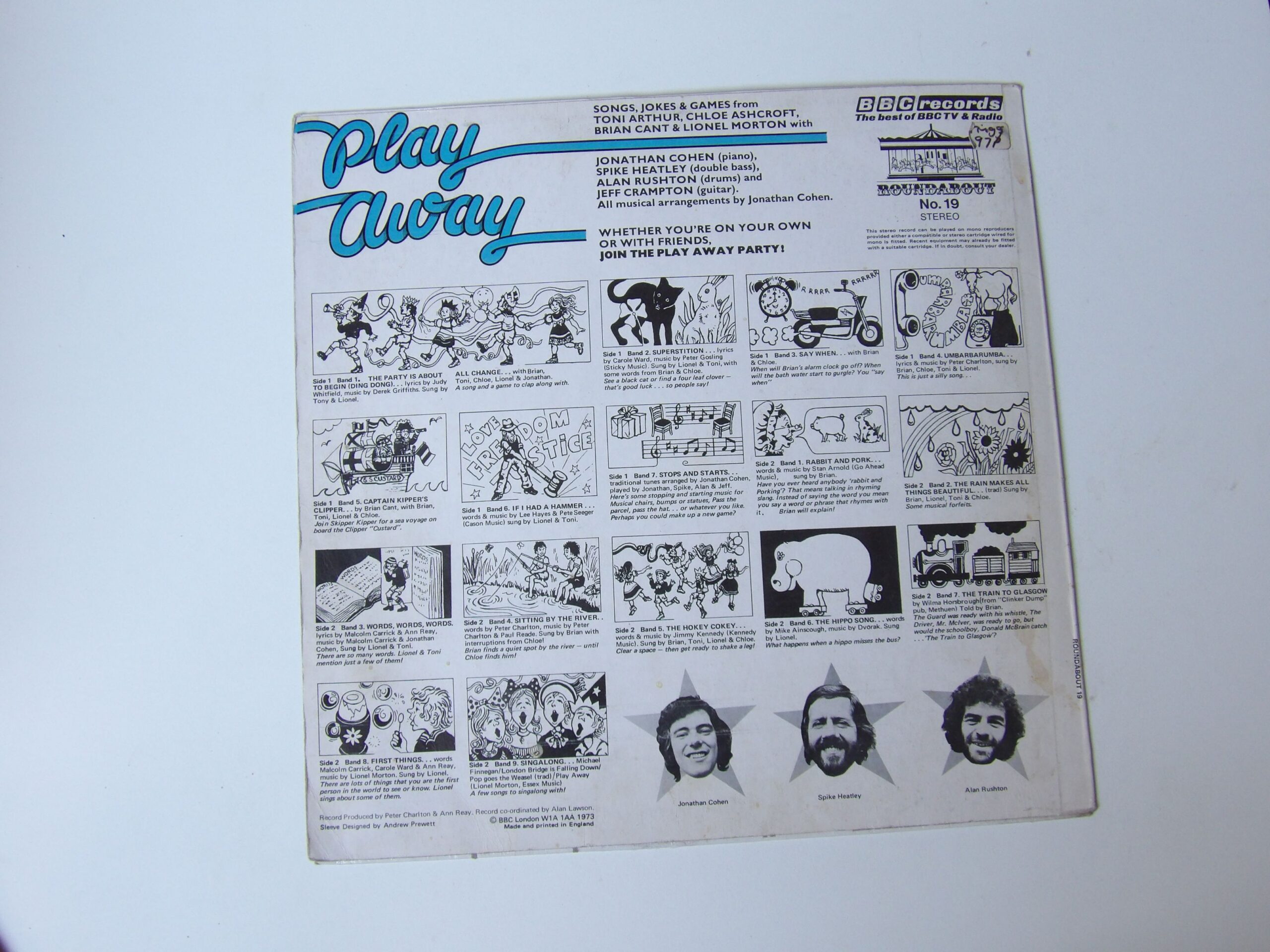 Play Away: orig 1973 BBC LP