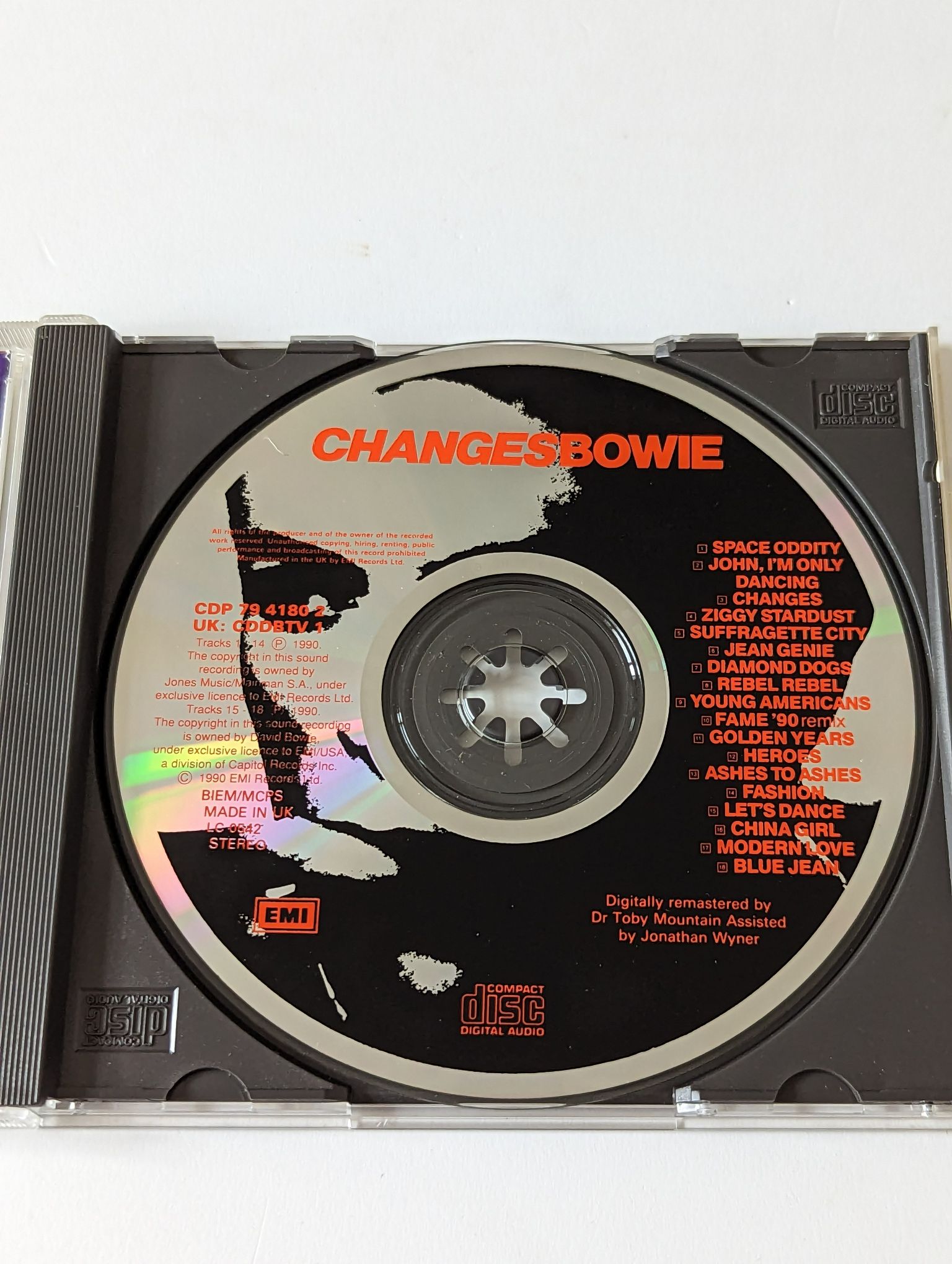 David Bowie: ChangesBowie CD Mint Unplayed