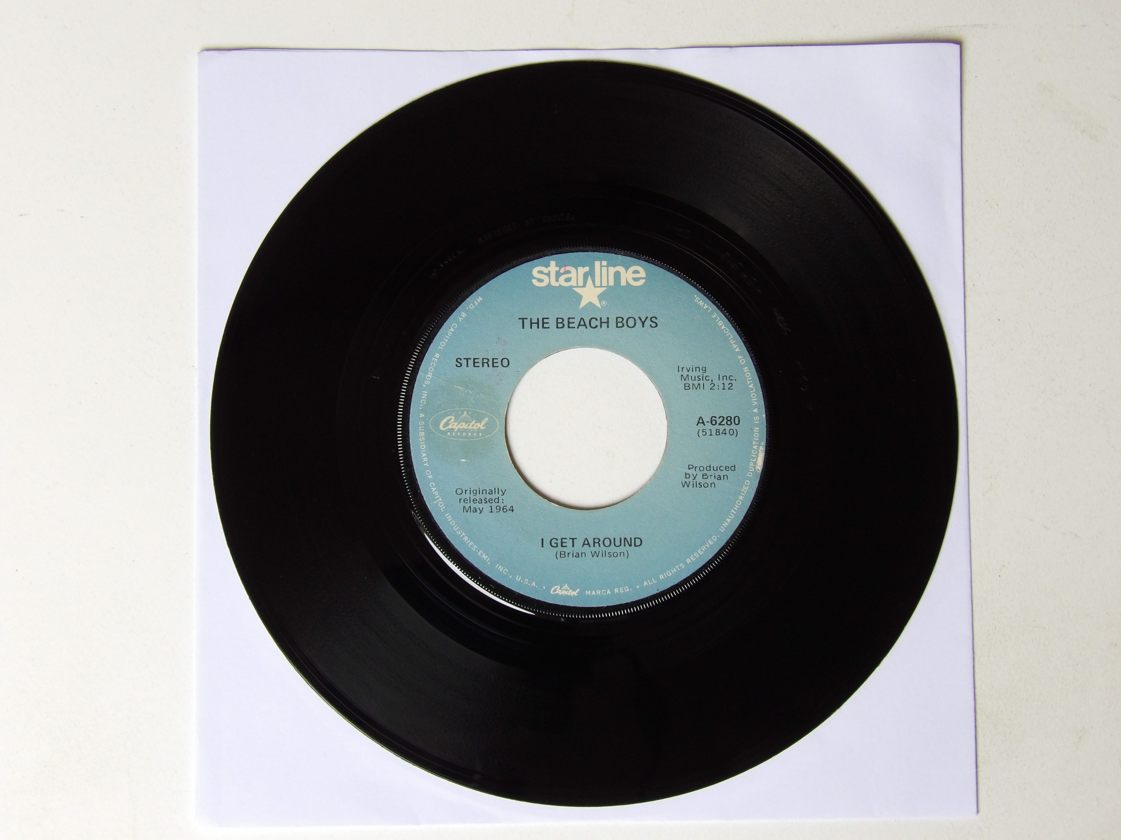 The Beach Boys: I Get Around 1981 EX+ 7"