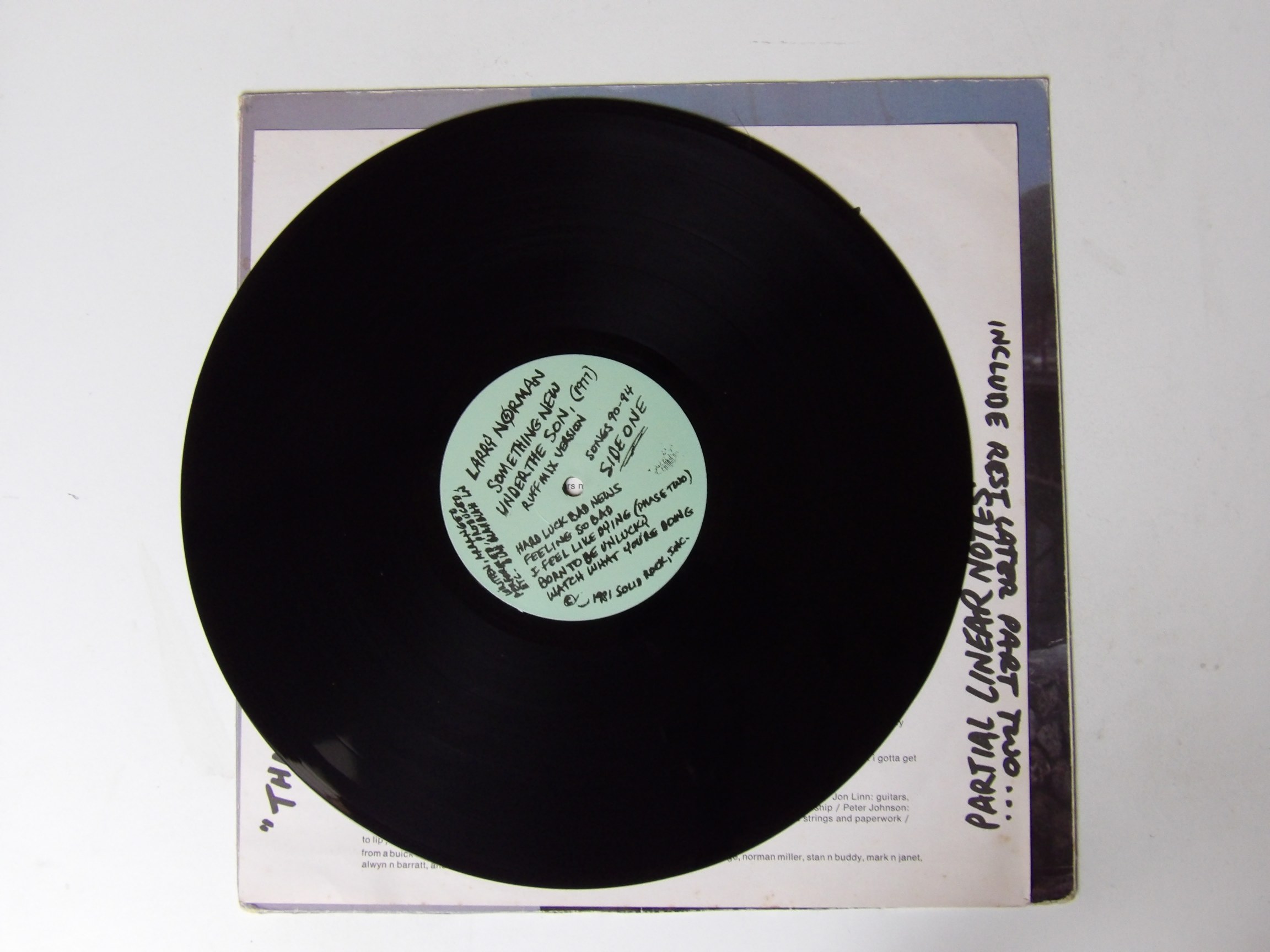 Larry Norman: Something New Under The Son (Ruff Mix Version) LP