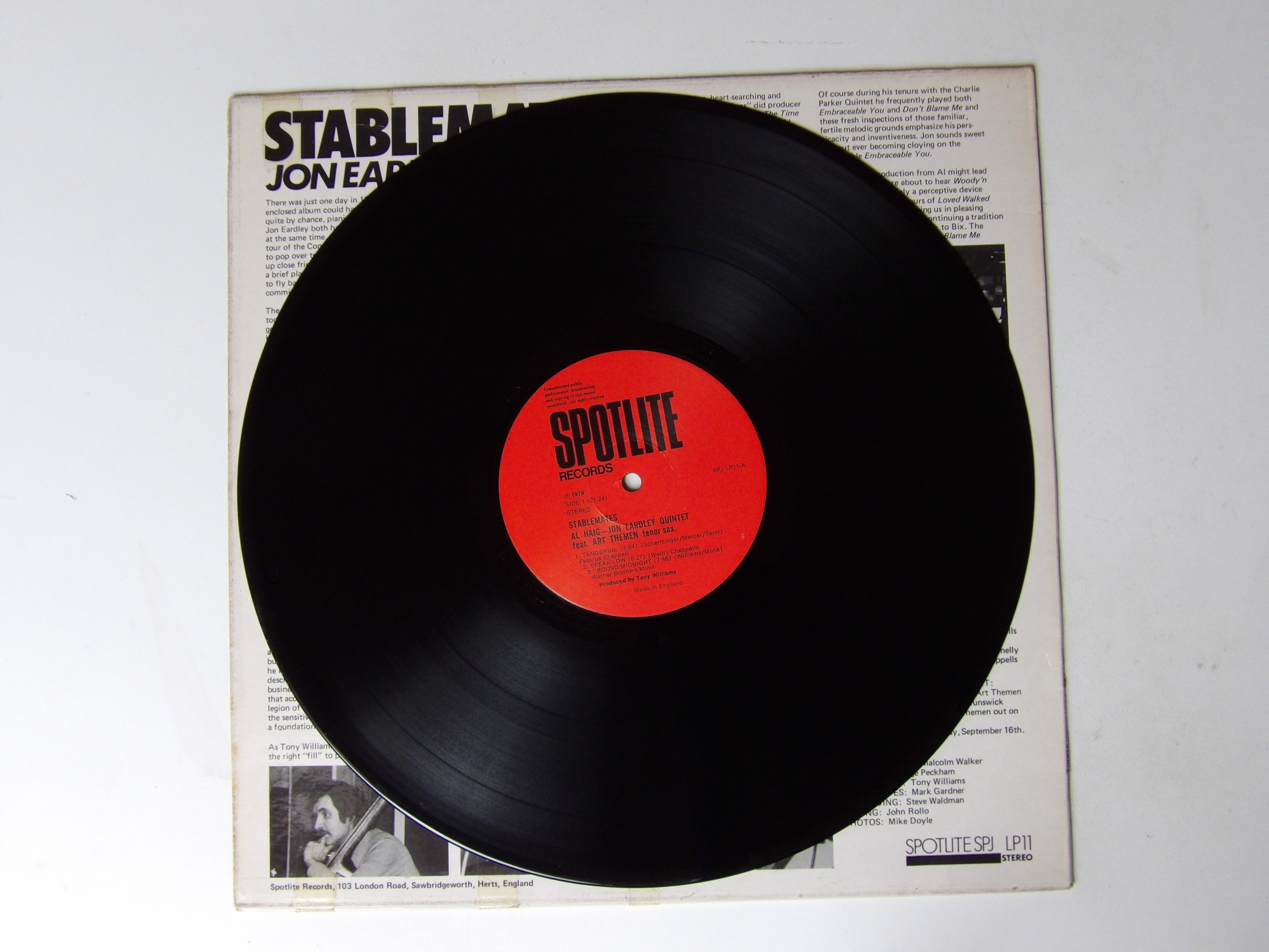 Jon Eardley / Al Haig: Stablemates 1979 Jazz LP
