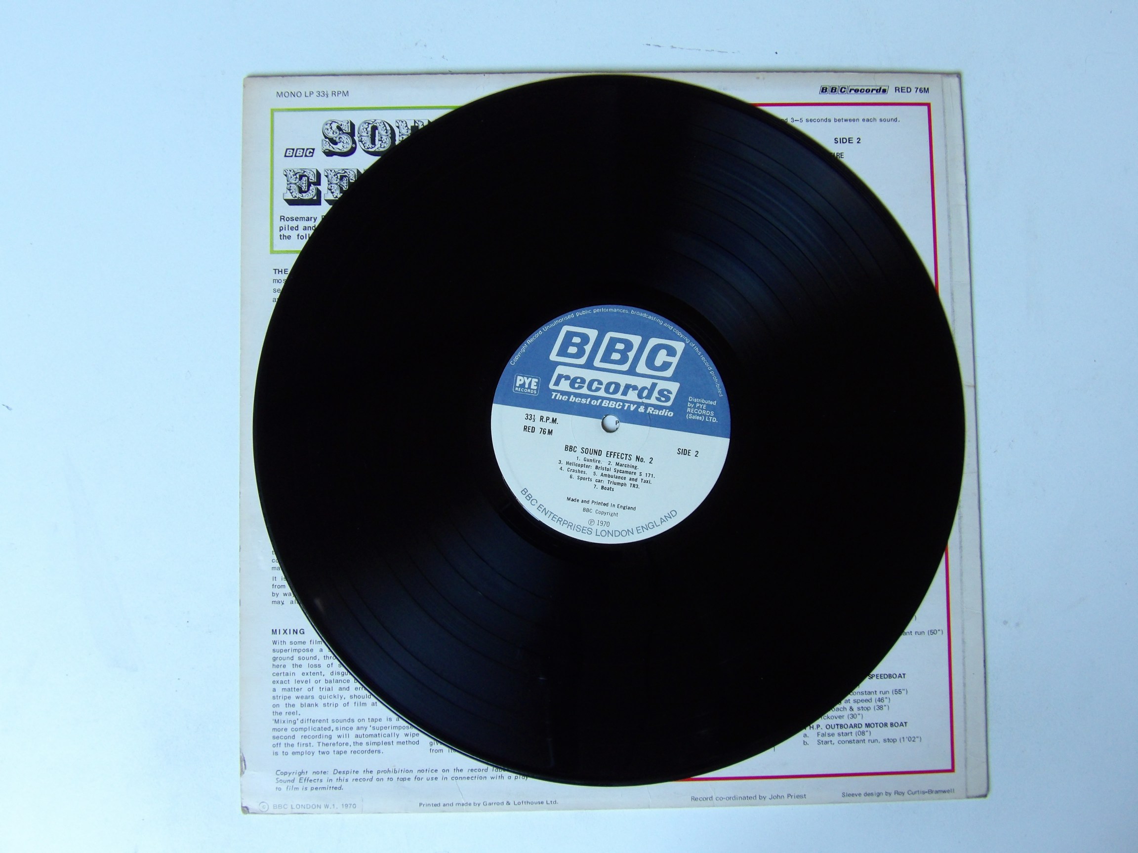 Various: BBC Sound Effects No. 2 EX LP