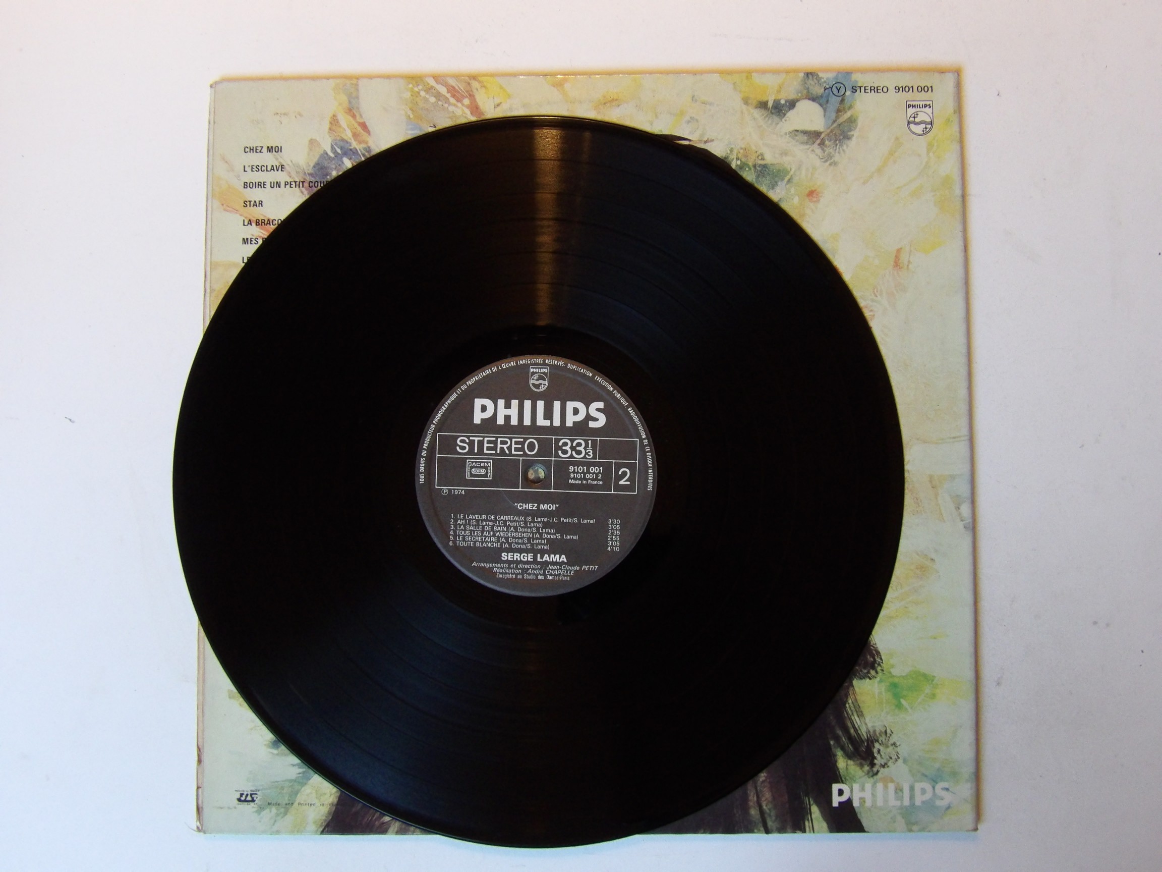 Serge Lama: Chez Moi 1974 French Chanson LP