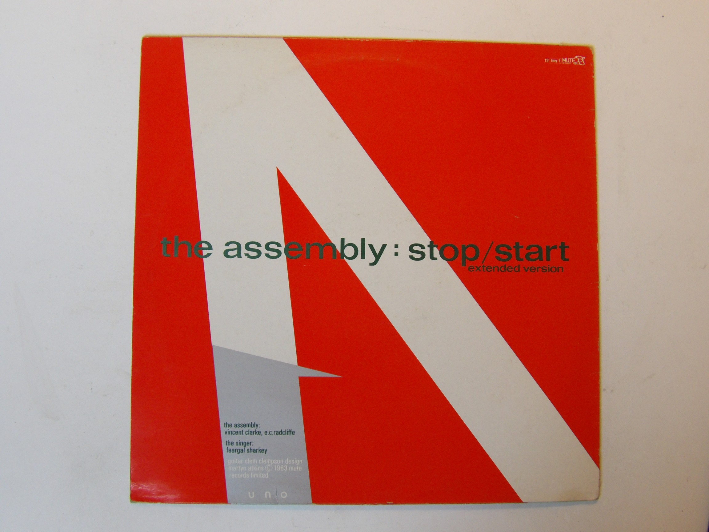 The Assembly: Never Never 1983 EX 12"