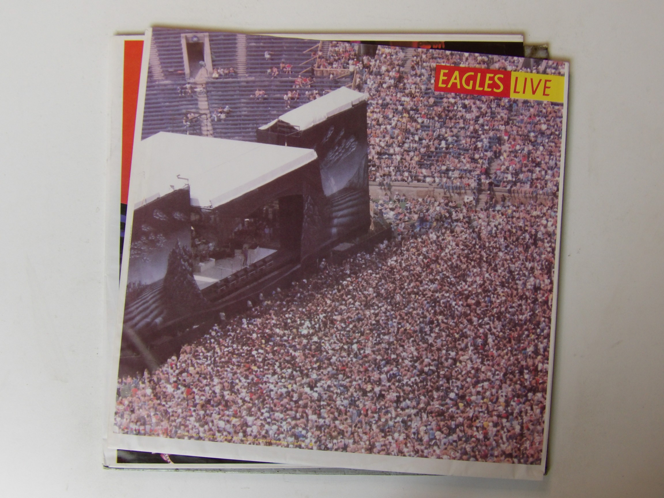 Eagles: Eagles Live German EX+ 1980 Double LP + Poster
