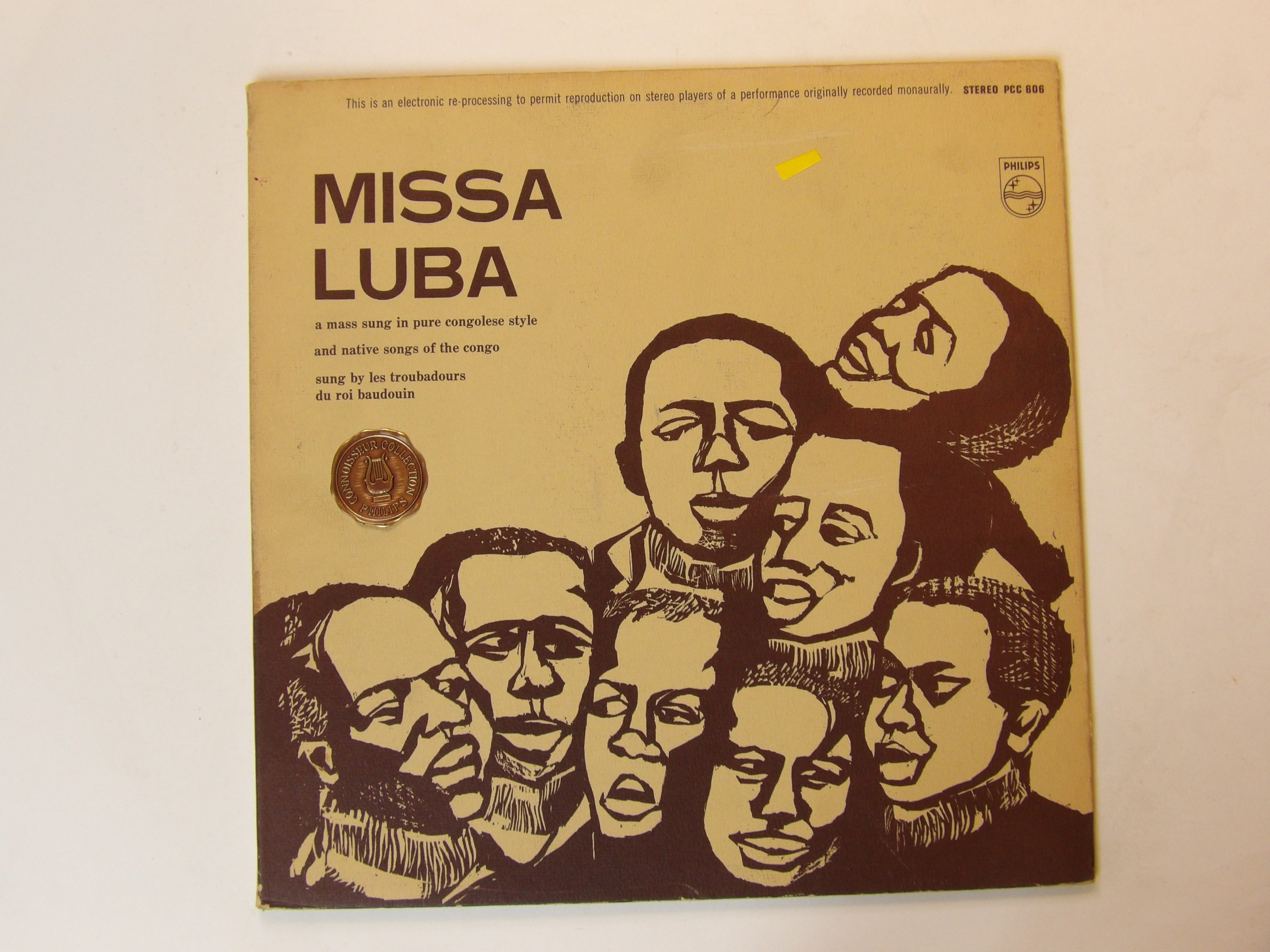 Les Troubadours Du Roi Baudouin: Missa Luba 1963 EX U.S LP