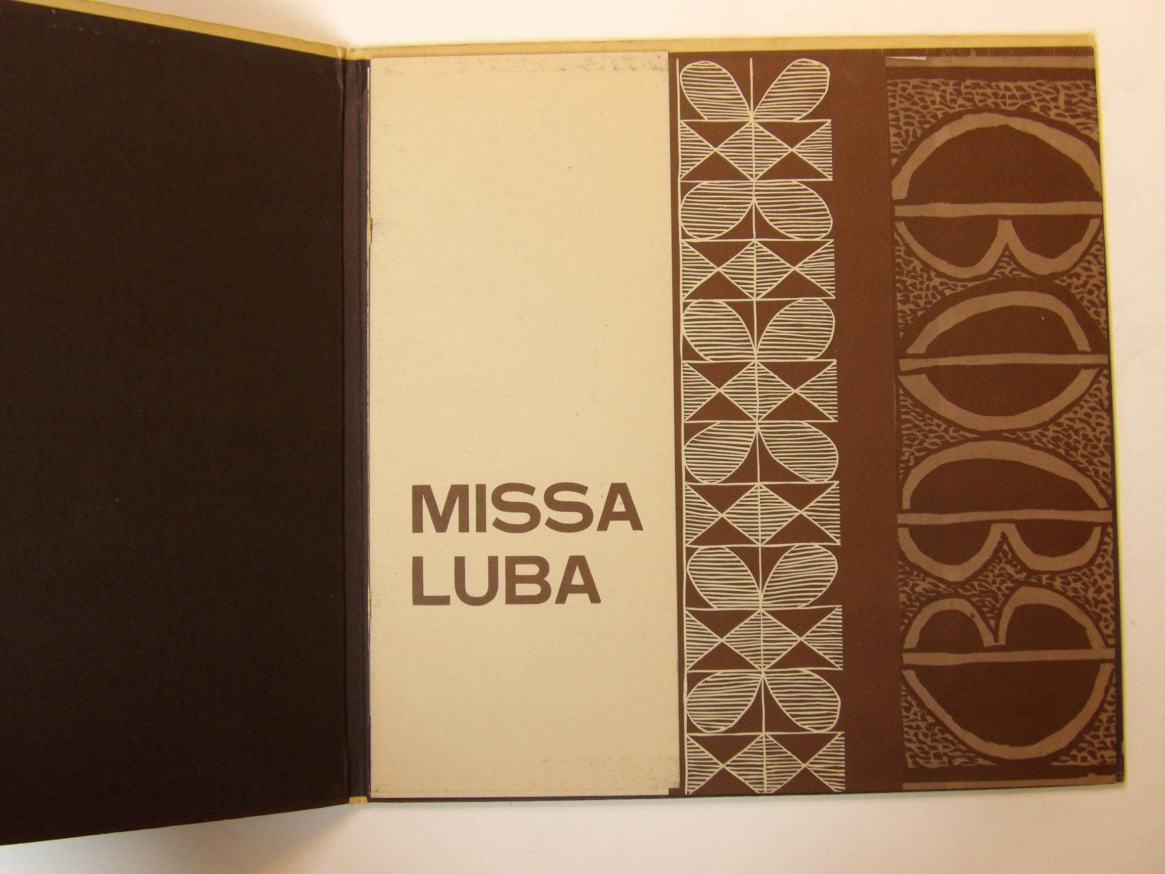 Les Troubadours Du Roi Baudouin: Missa Luba 1963 EX U.S LP