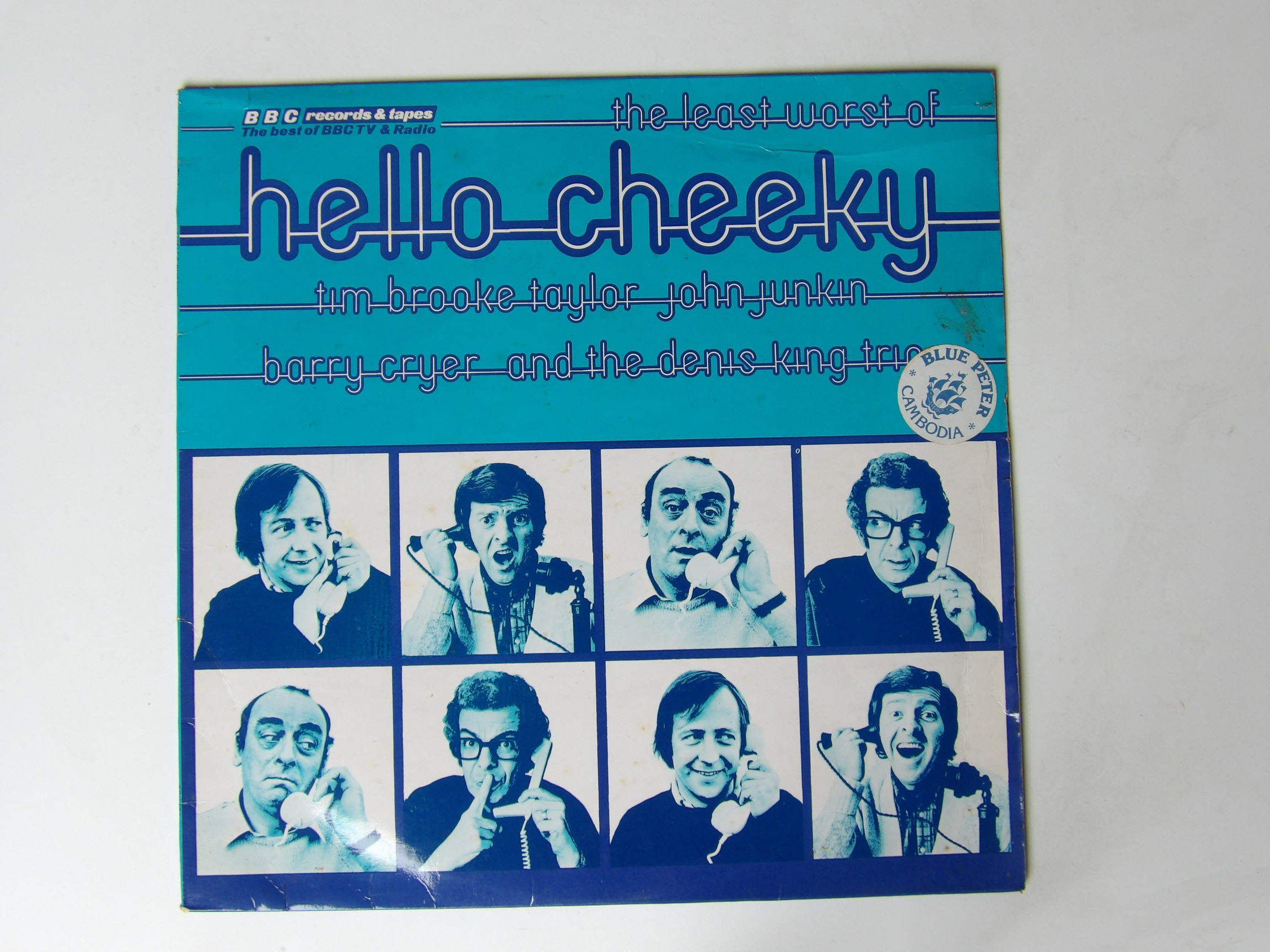 Hello Cheeky: Least Worst 1975 EX LP Tim Brooke-Taylor, Barry Cryer