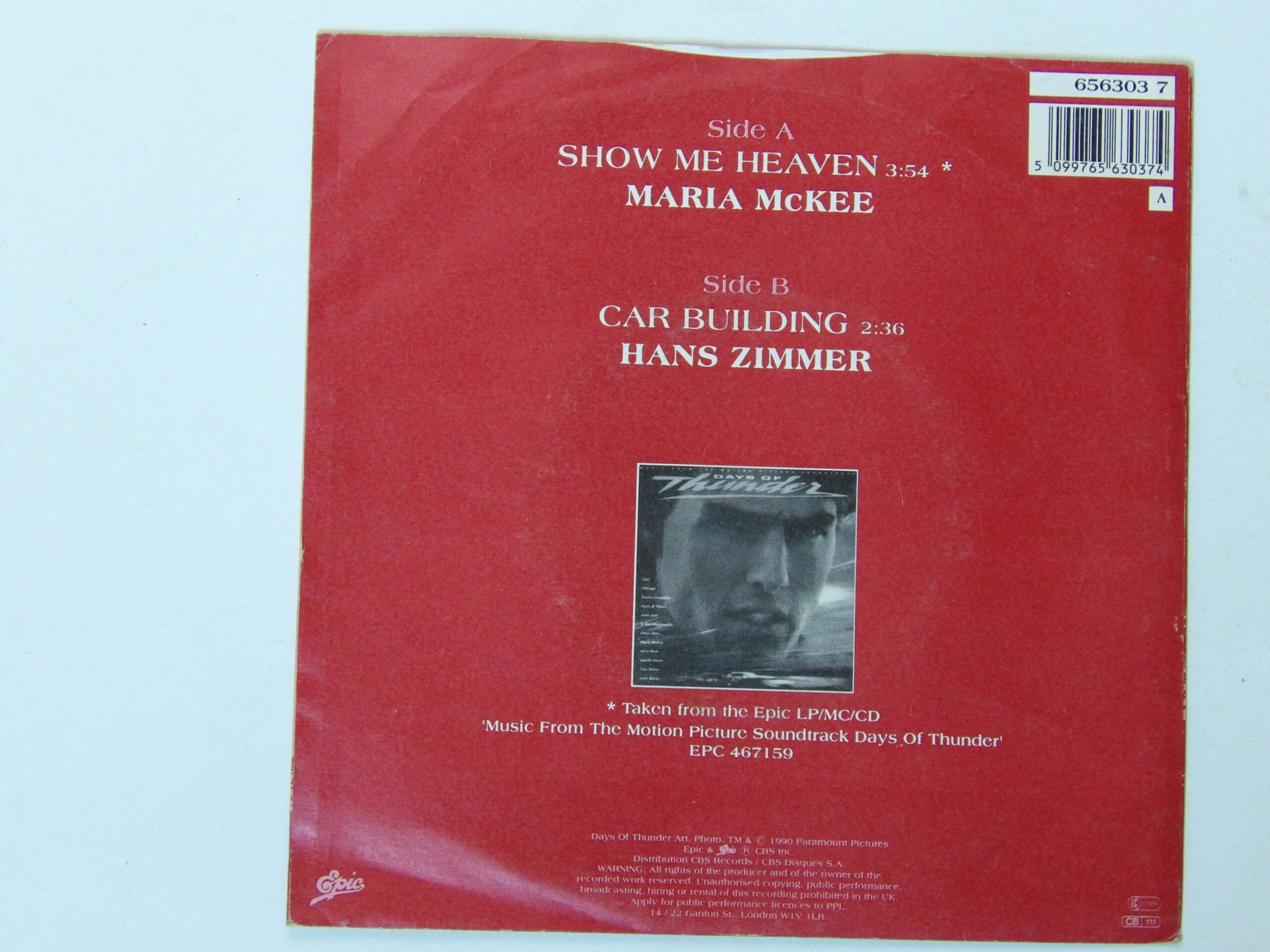 Maria McKee: Show me Heaven 1990 7"
