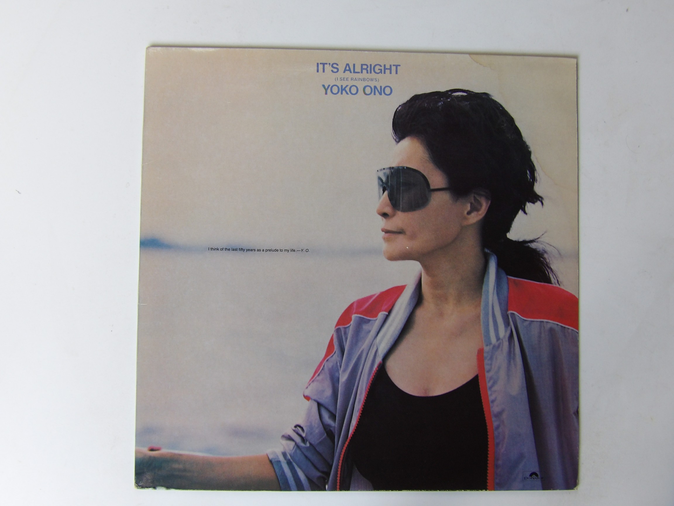 Yoko Ono: It's Alright (I See Rainbows) UK 1982 EX+ First Pressing LP