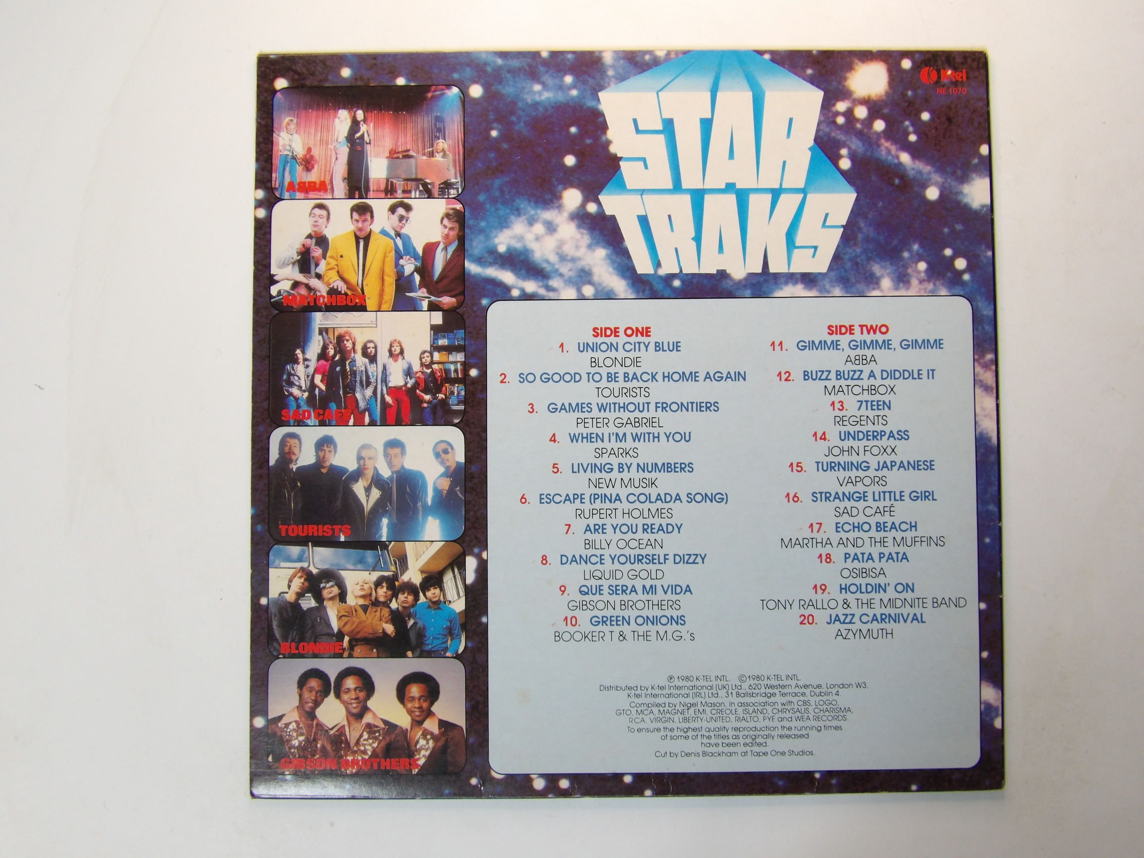 Various: Star Traks 1980 UK EX LP K-Tel Compilation