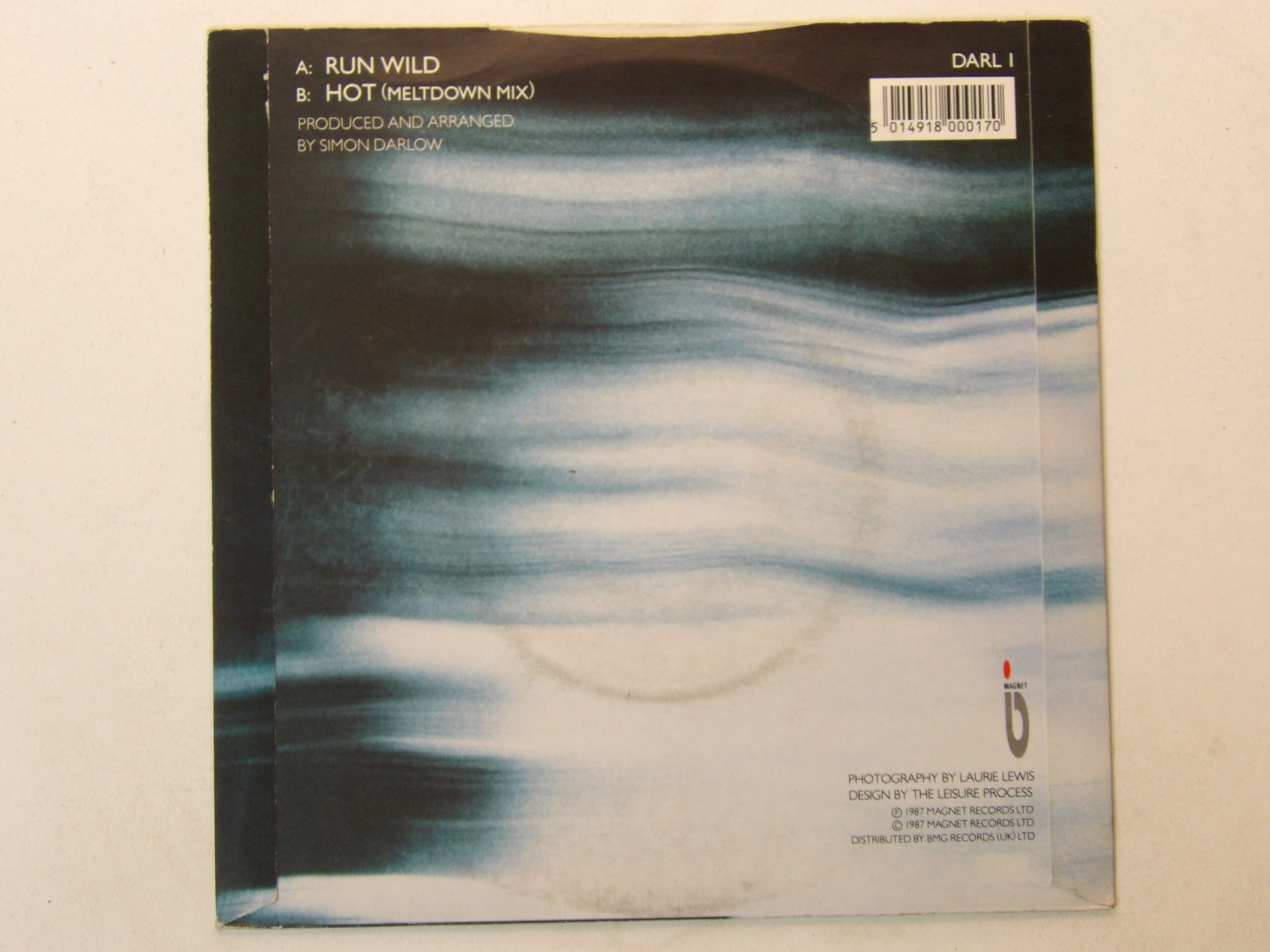 Simon Darlow: Run Wild Near Mint UK 1987 7"