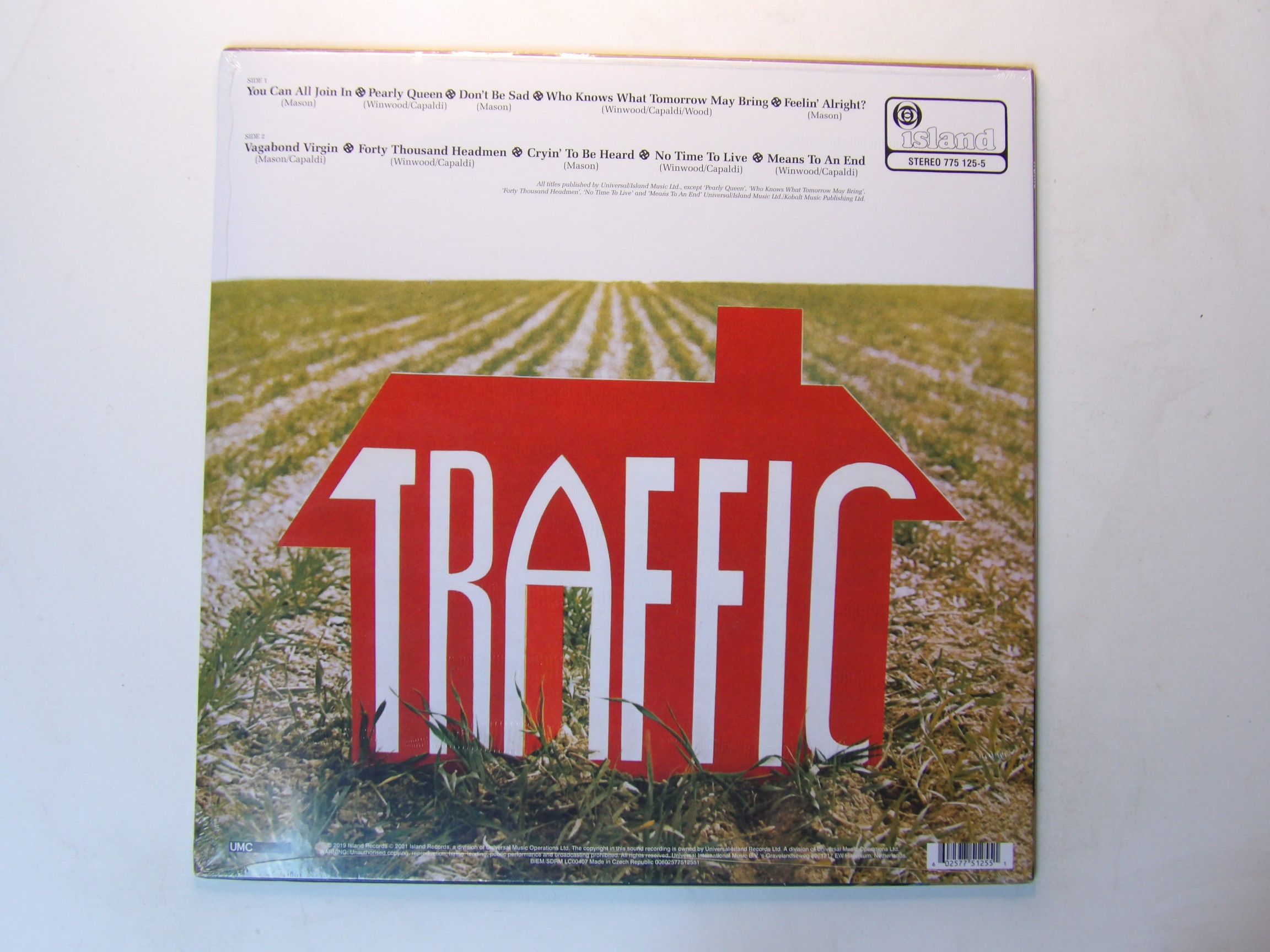 Traffic: Traffic (Self titled) 2021 New Sealed 180g Remastered LP