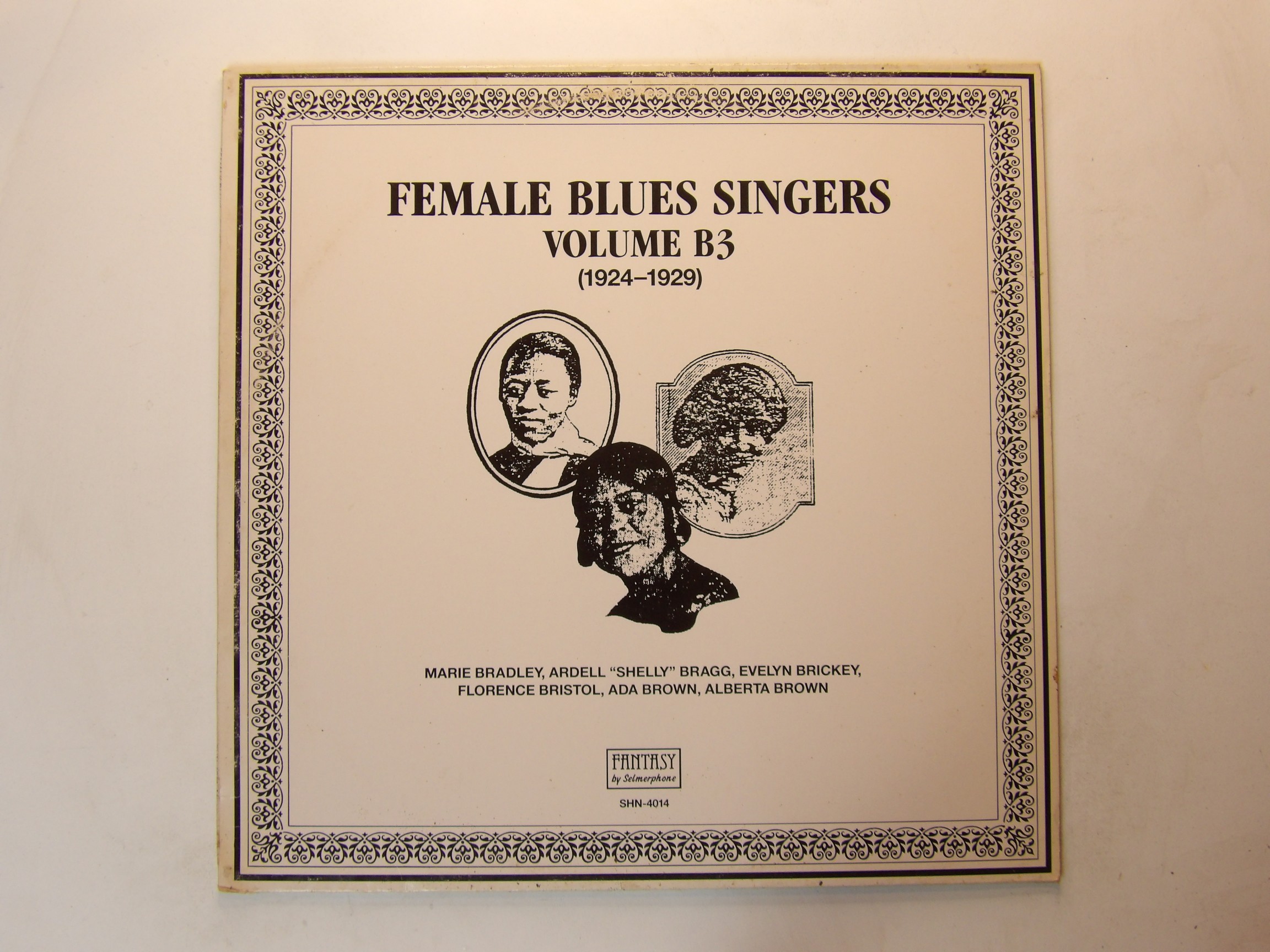 Various: Female Blues Singers B3 1924-29 EX+ Mono LP Fantasy Austria