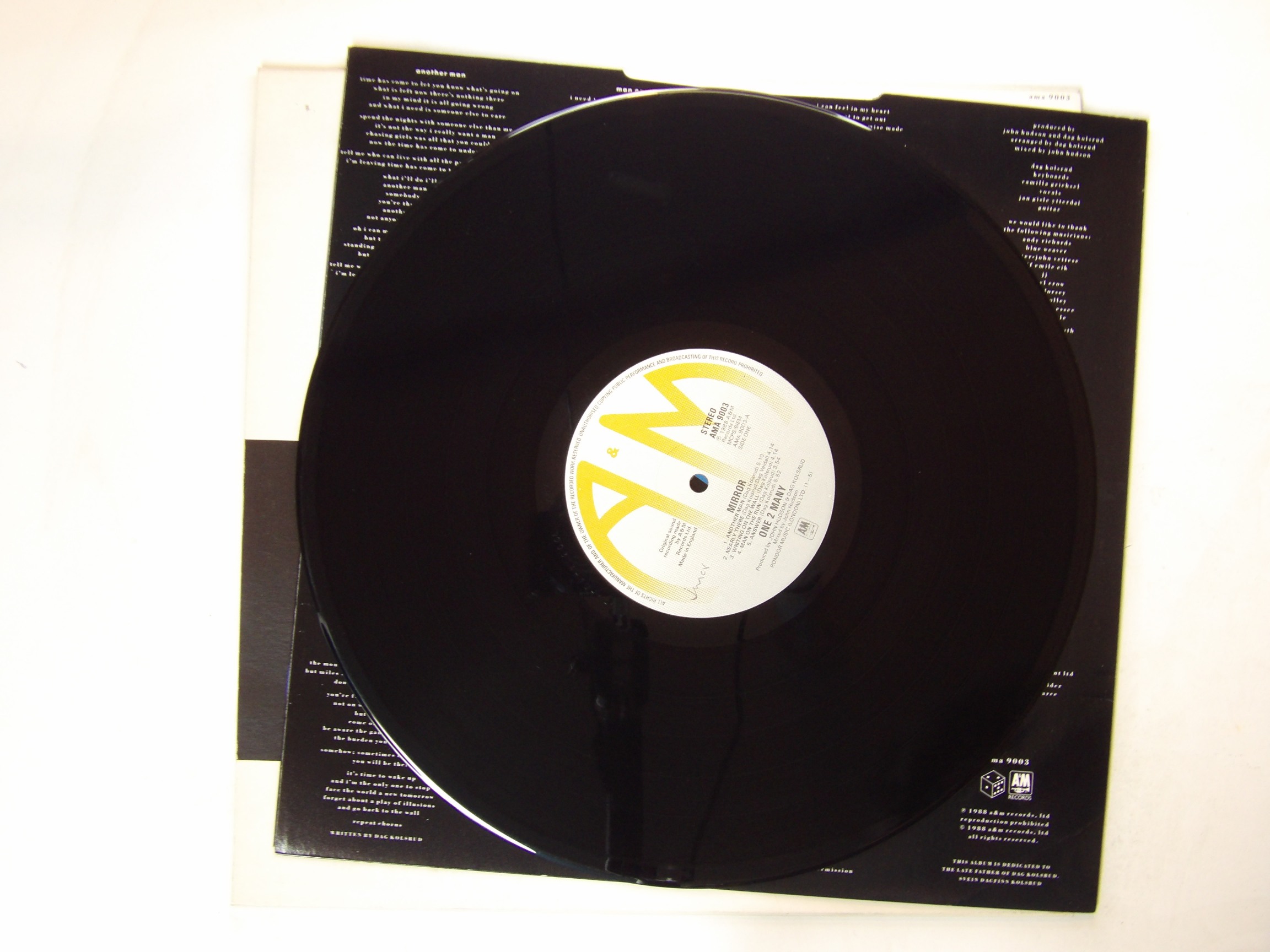 One 2 Many: Mirror 1978 EX+ A2/B2 First Press LP