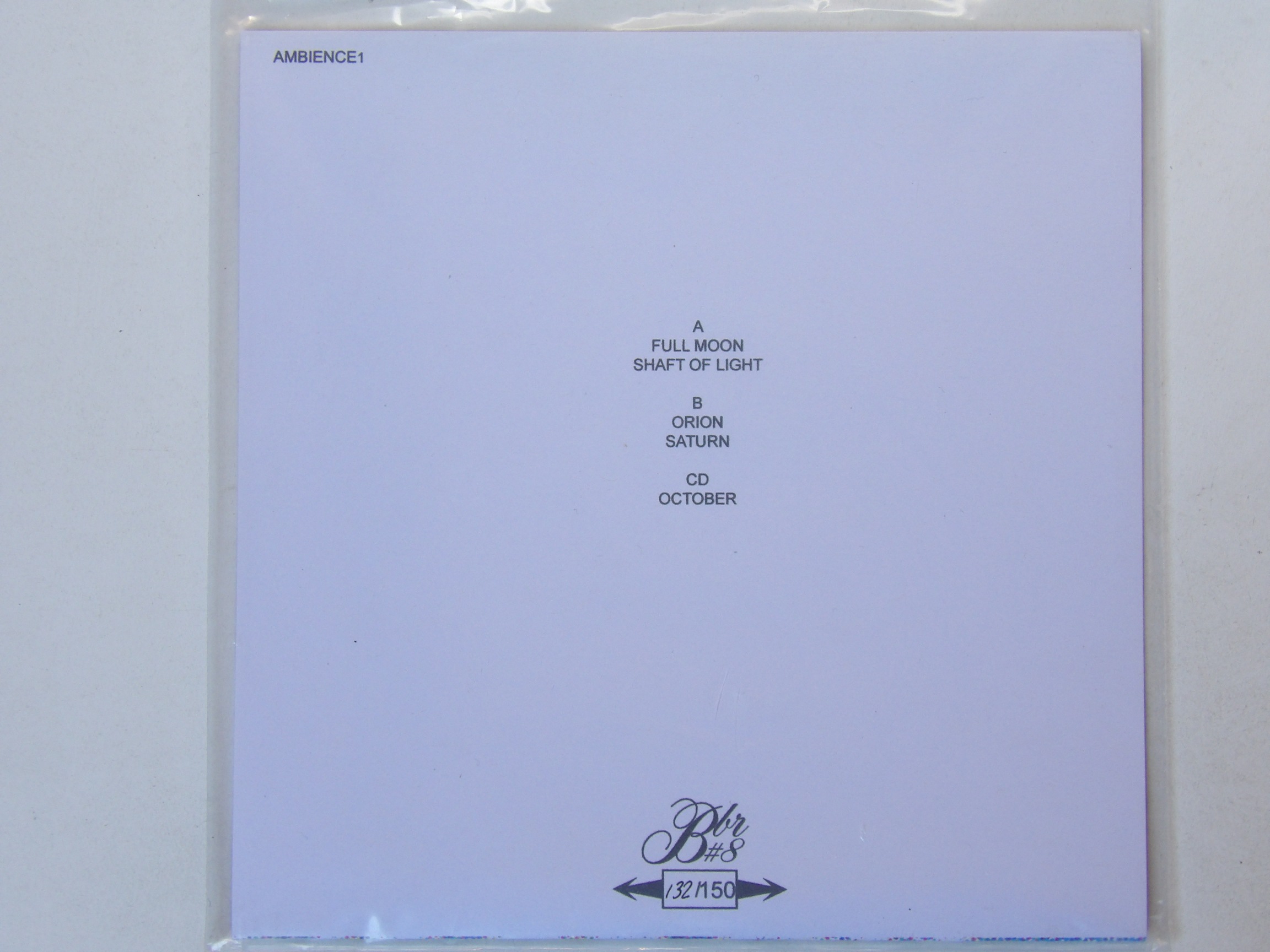 Marc Manning : Ambience 1 UK 2014 NEW Ltd 7" + CD Box Bedroom Rebels