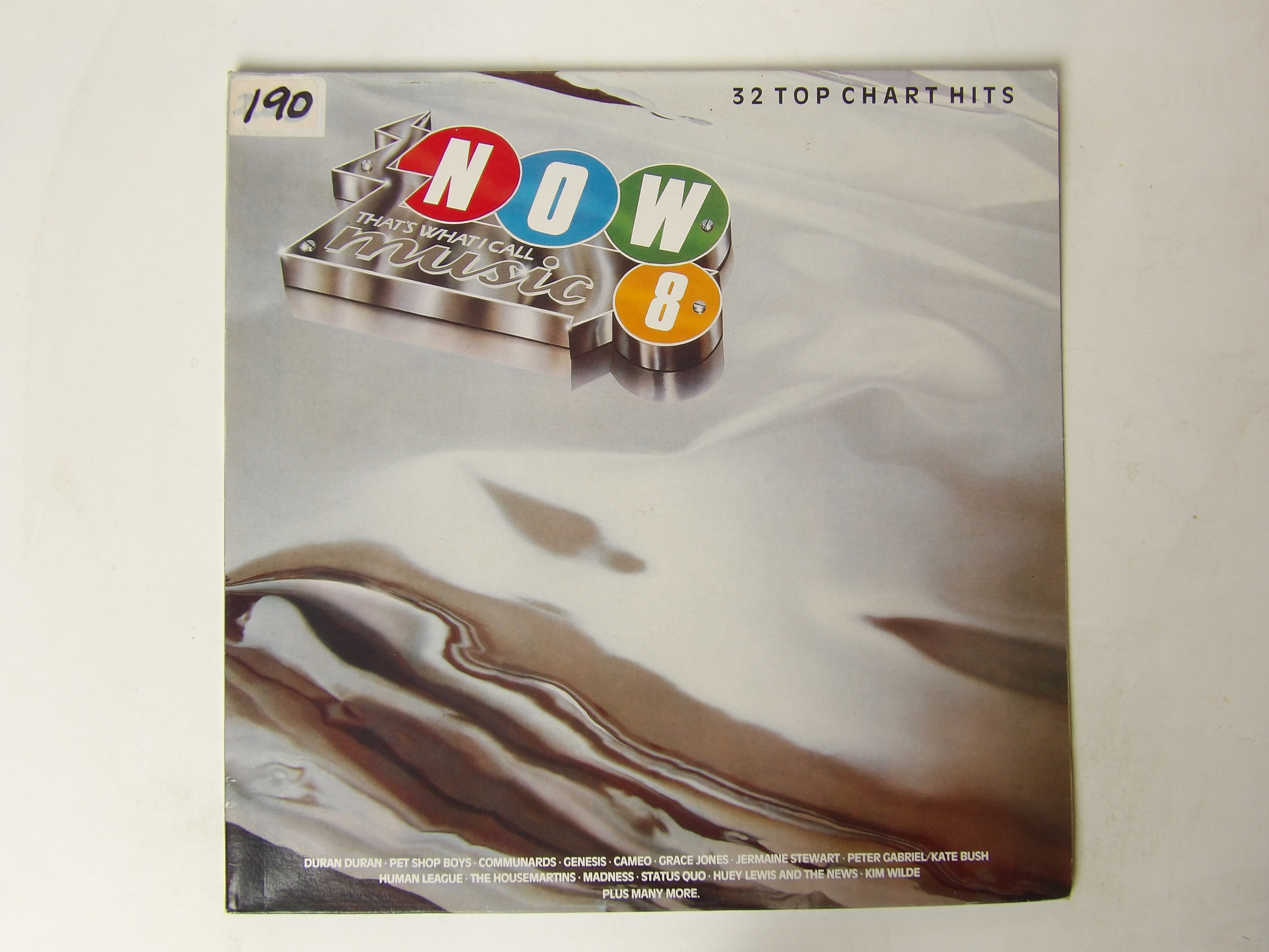 Various: Now That's What I Call Music! 8 1986 UK EX 2XLP (sticker on front)