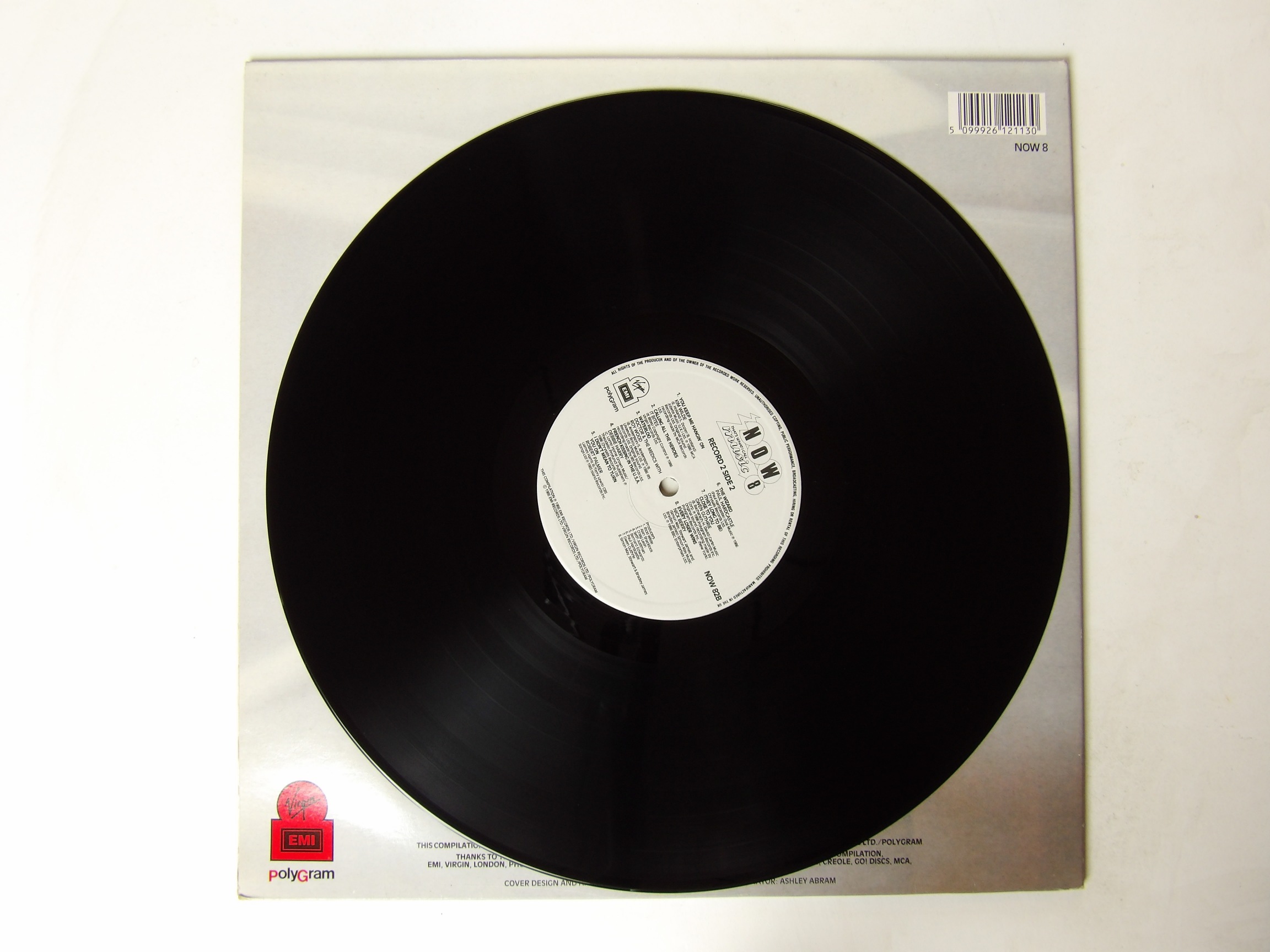 Various: Now That's What I Call Music! 8 1986 UK EX 2XLP (sticker on front)