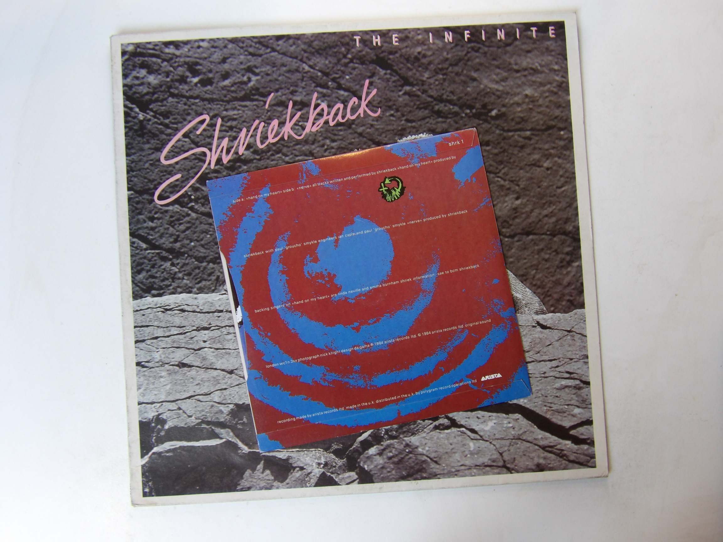 Shriekback: The Infinite 1984 LP + ltd 7"