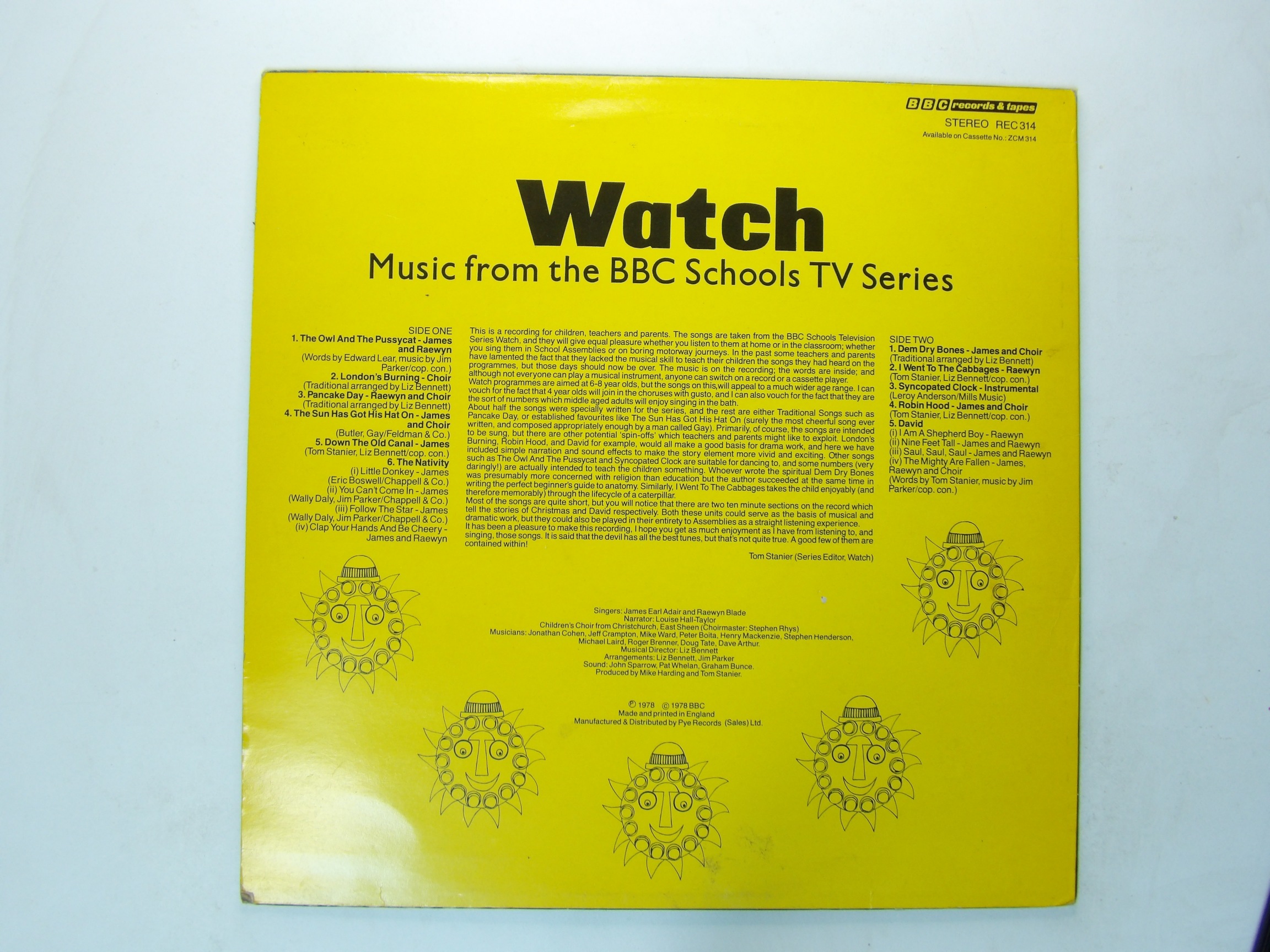 Various: Watch - Music From The BBC Schools TV Series 1978 BBC LP