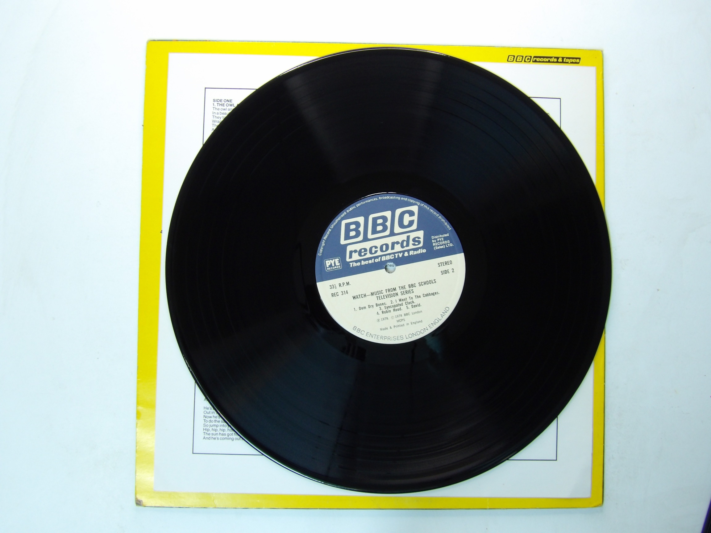 Various: Watch - Music From The BBC Schools TV Series 1978 BBC LP