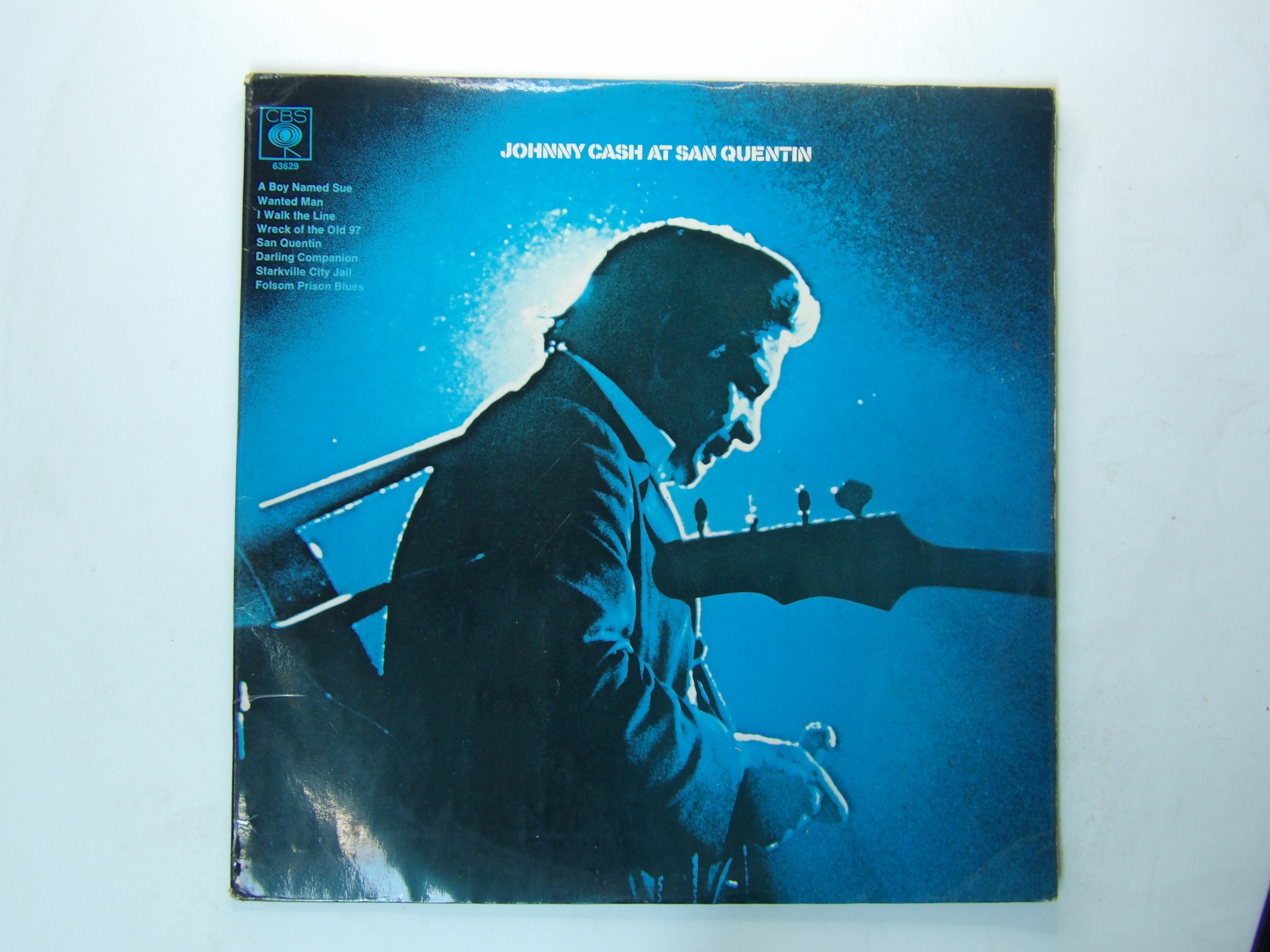 Johnny Cash: At San Quentin 1969 UK A1/B1 Laminated LP