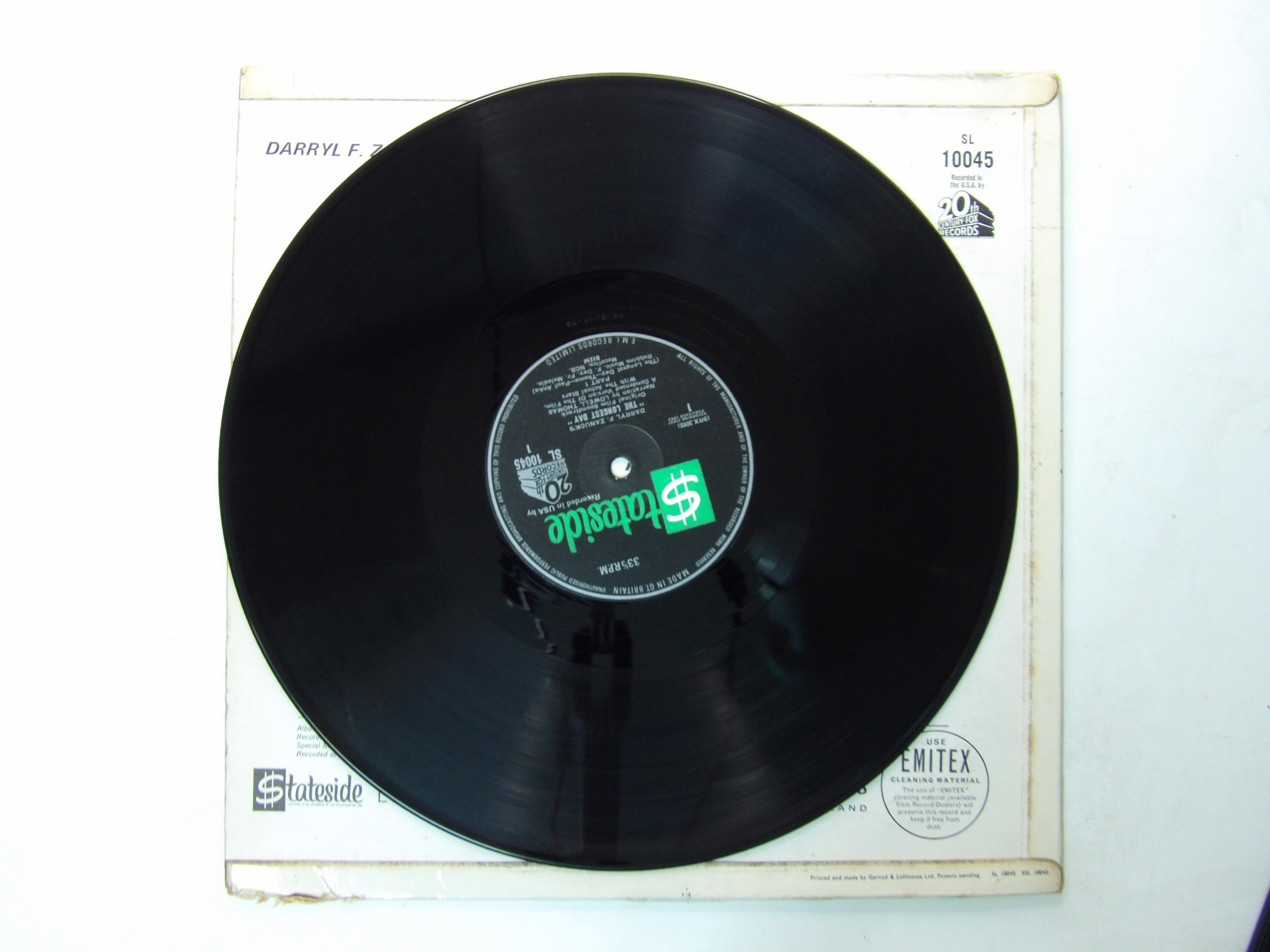 Darryl F Zanuck: The Longest Day (Original Sound Track) 1963 UK Mono LP