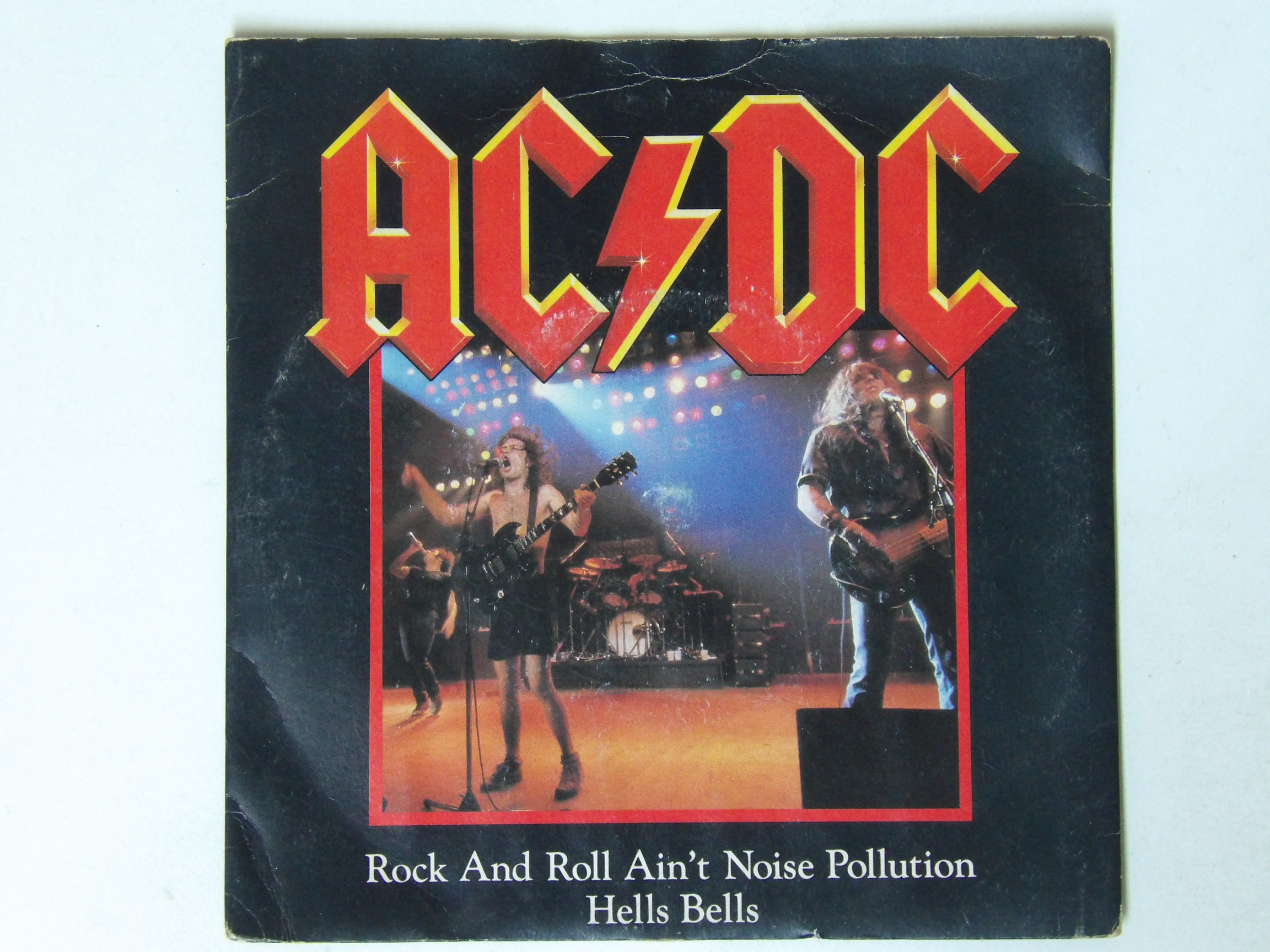 AC/DC: Rock n Roll Ain't Noise Pollution 1980 UK 7"