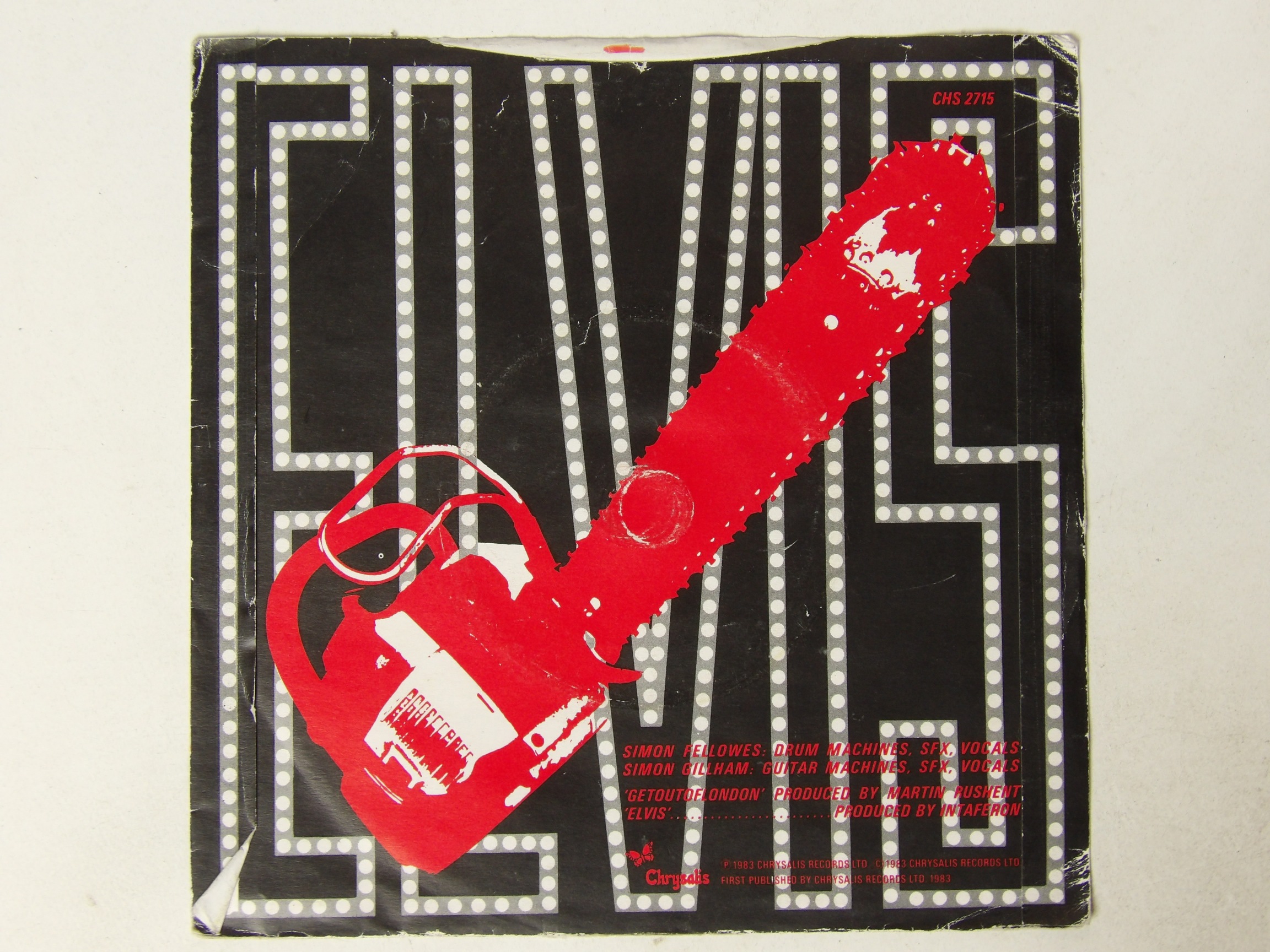 Intaferon: Get Out Of London 1983 UK EX+ 7"