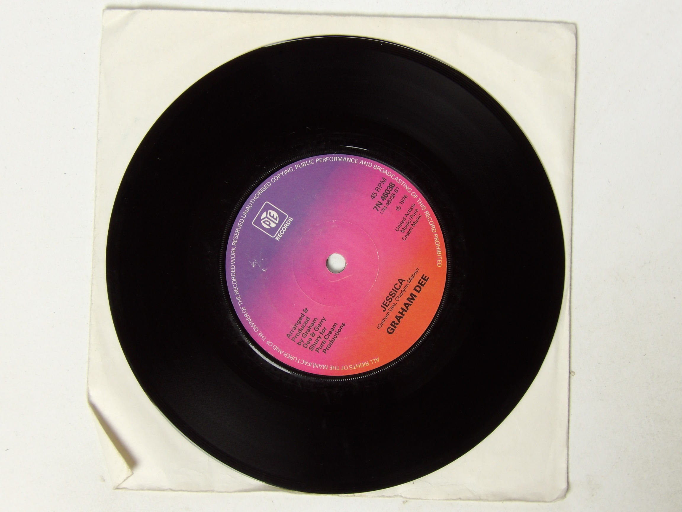 Graham Dee: Loneliest Man On The Moon 1979 UK PROMO EX+ 7"