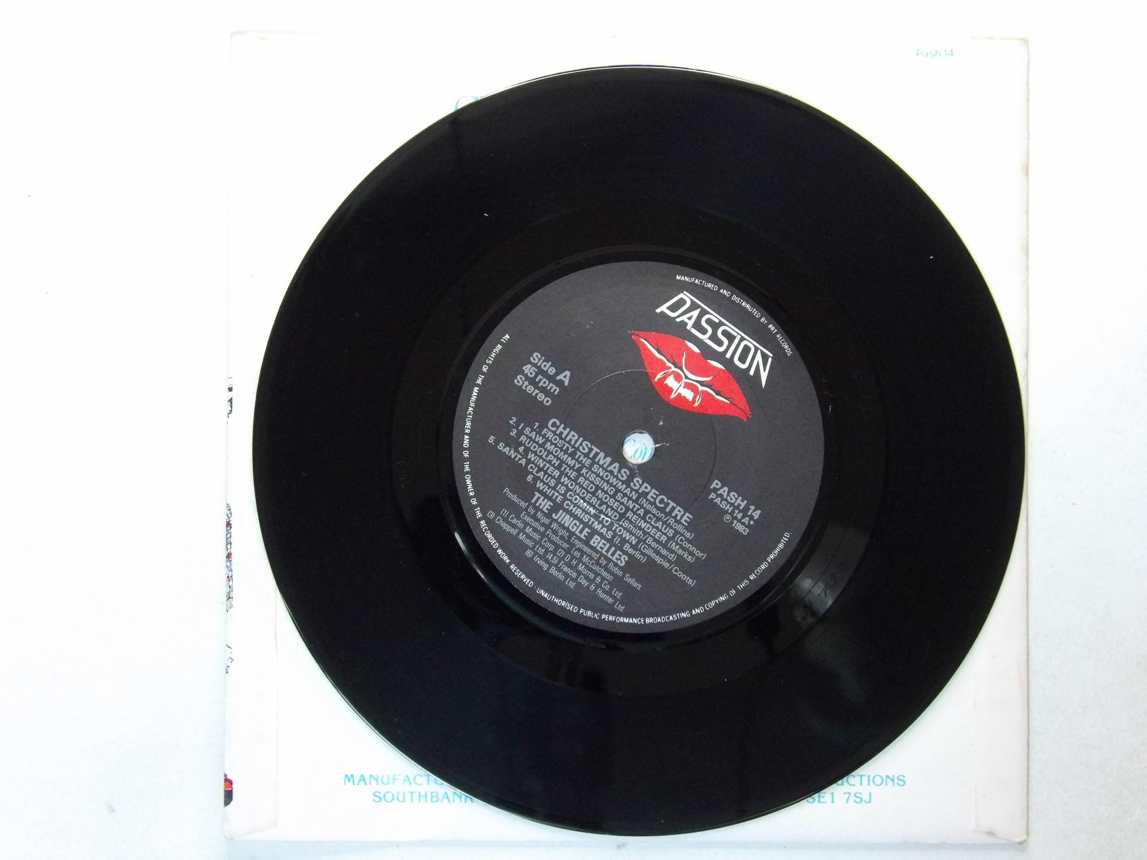 The Jingle Belles: Christmas Spectre 1983 UK EX+ 7"