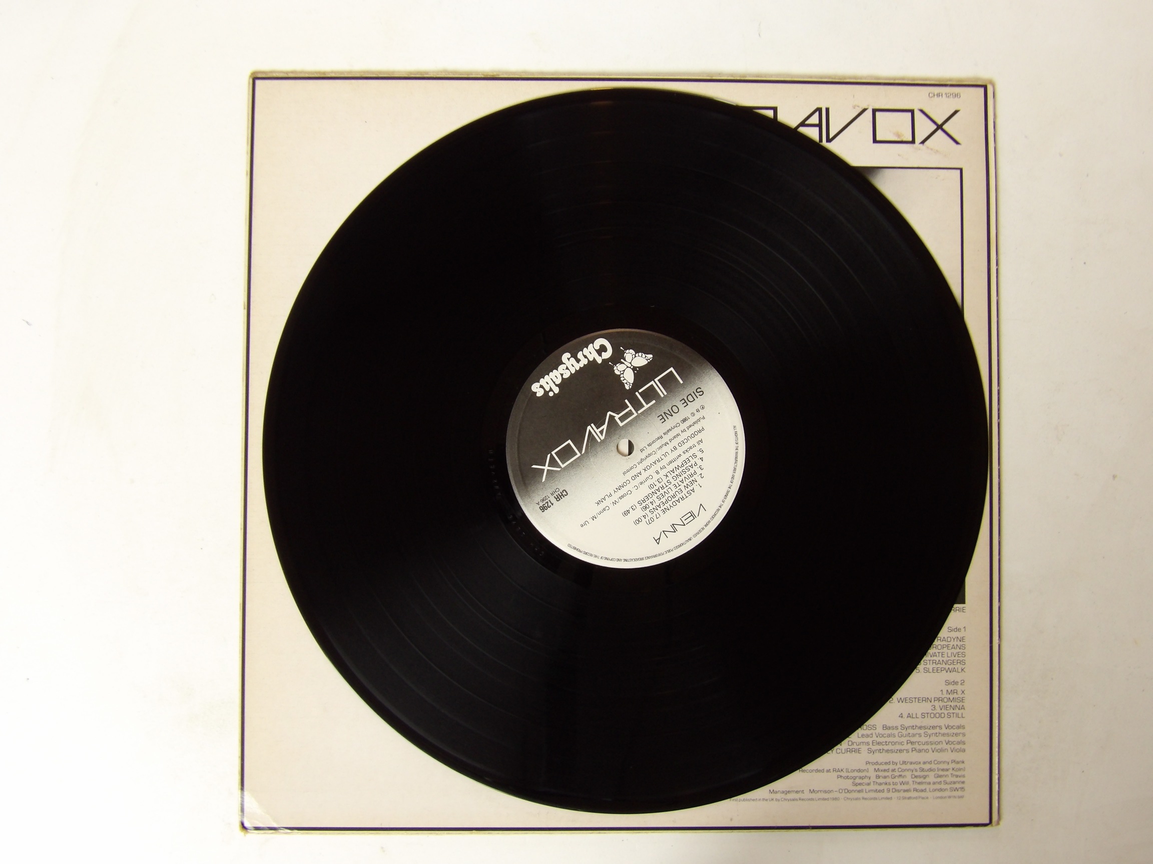Ultravox: Vienna 1980 A2/B2 EX+ LP