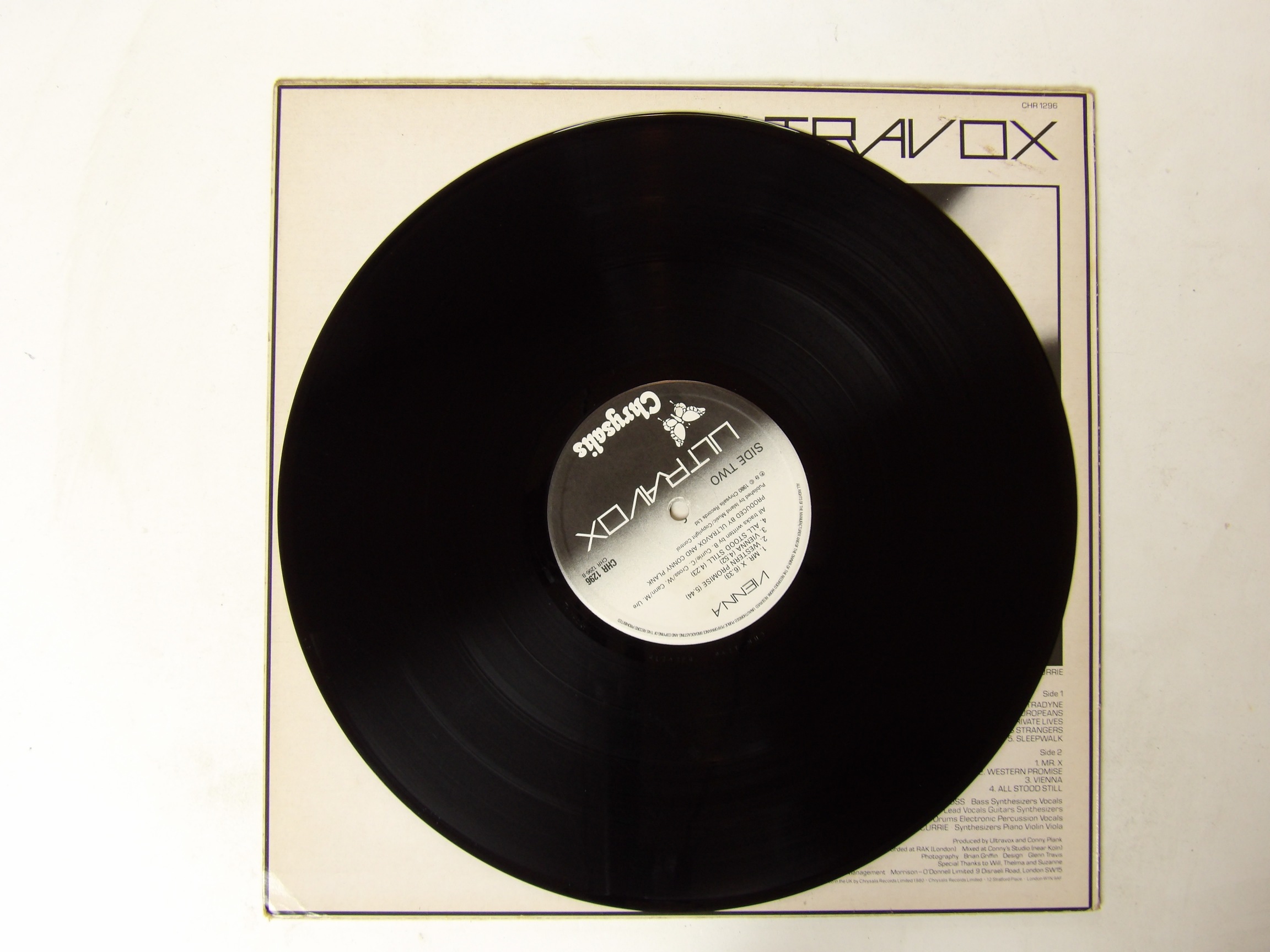 Ultravox: Vienna 1980 A2/B2 EX+ LP