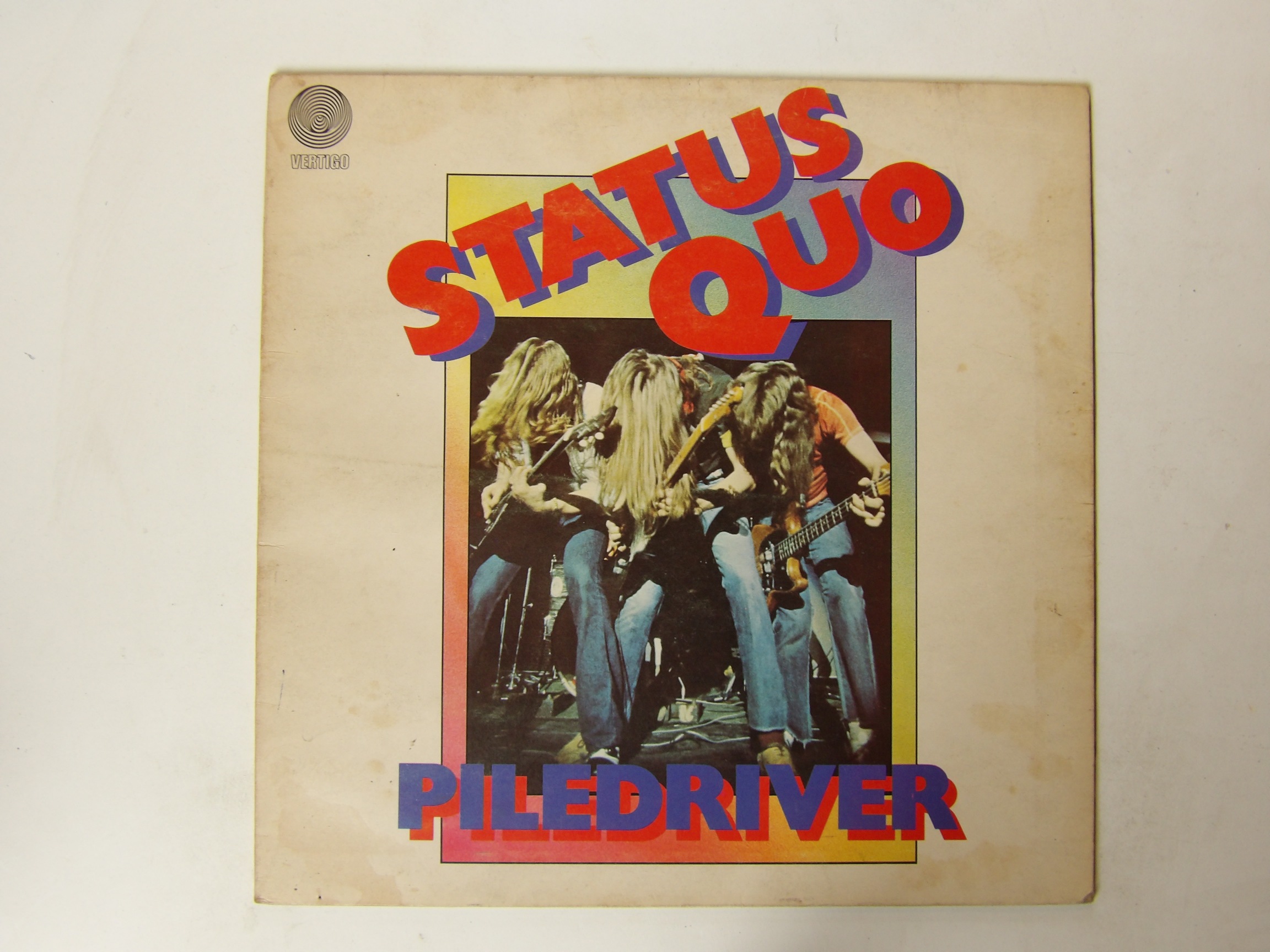 Status Quo: Piledriver 1972 2nd Issue Vertigo Swirl LP