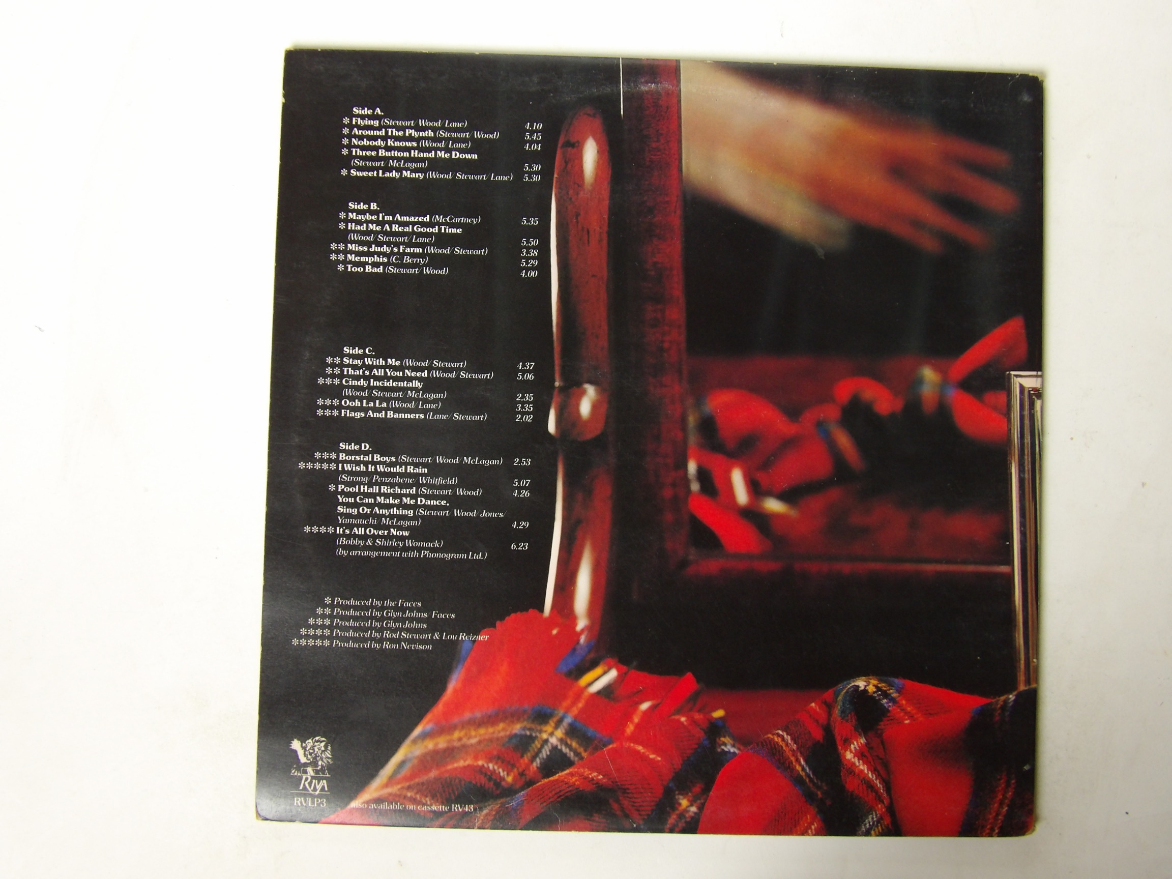 The Faces: The Best Of The Faces 1977 EX+ Double LP