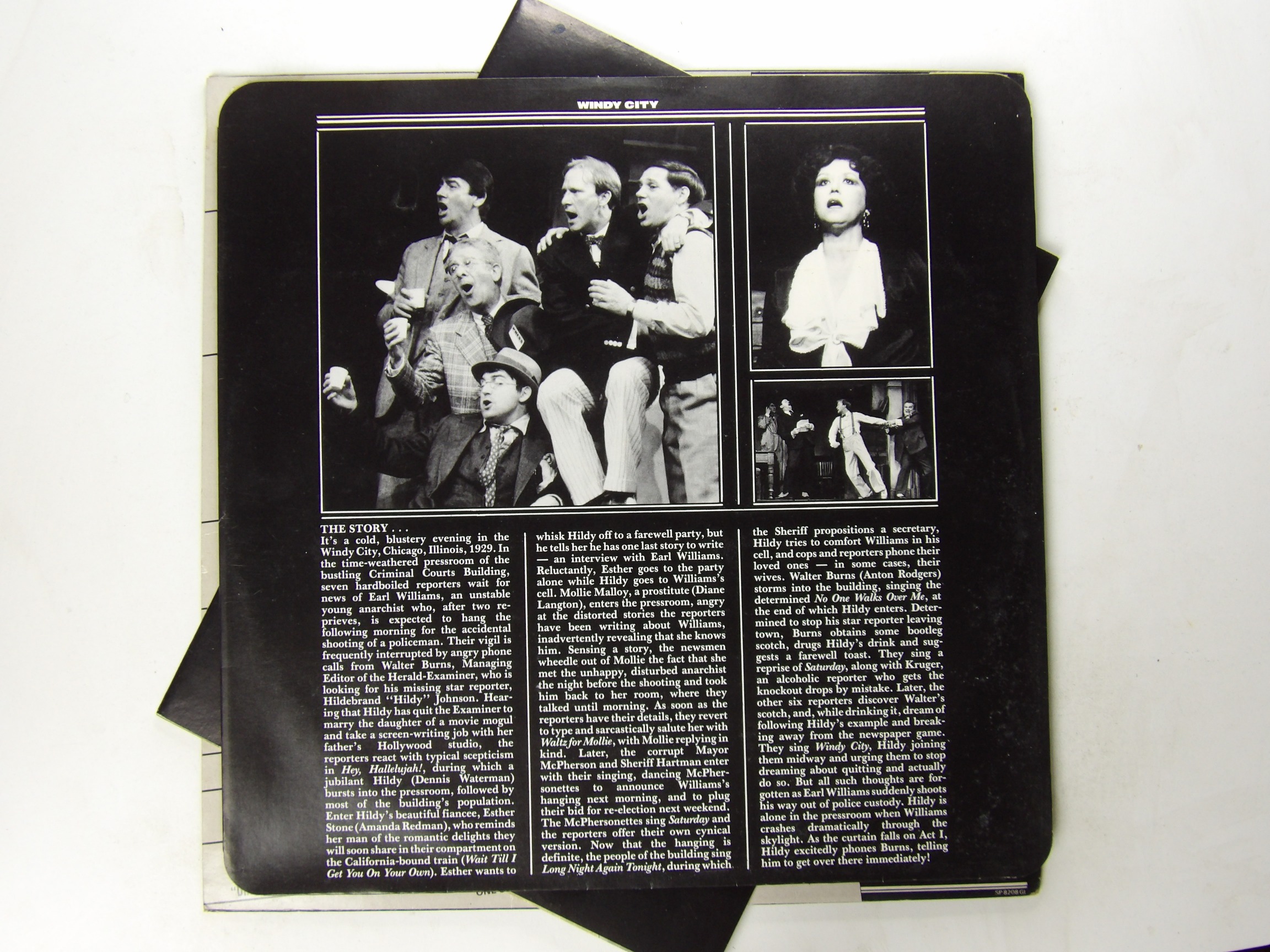 Dennis Waterman / Anton Rogers: Windy City Cast recording LP + Programme