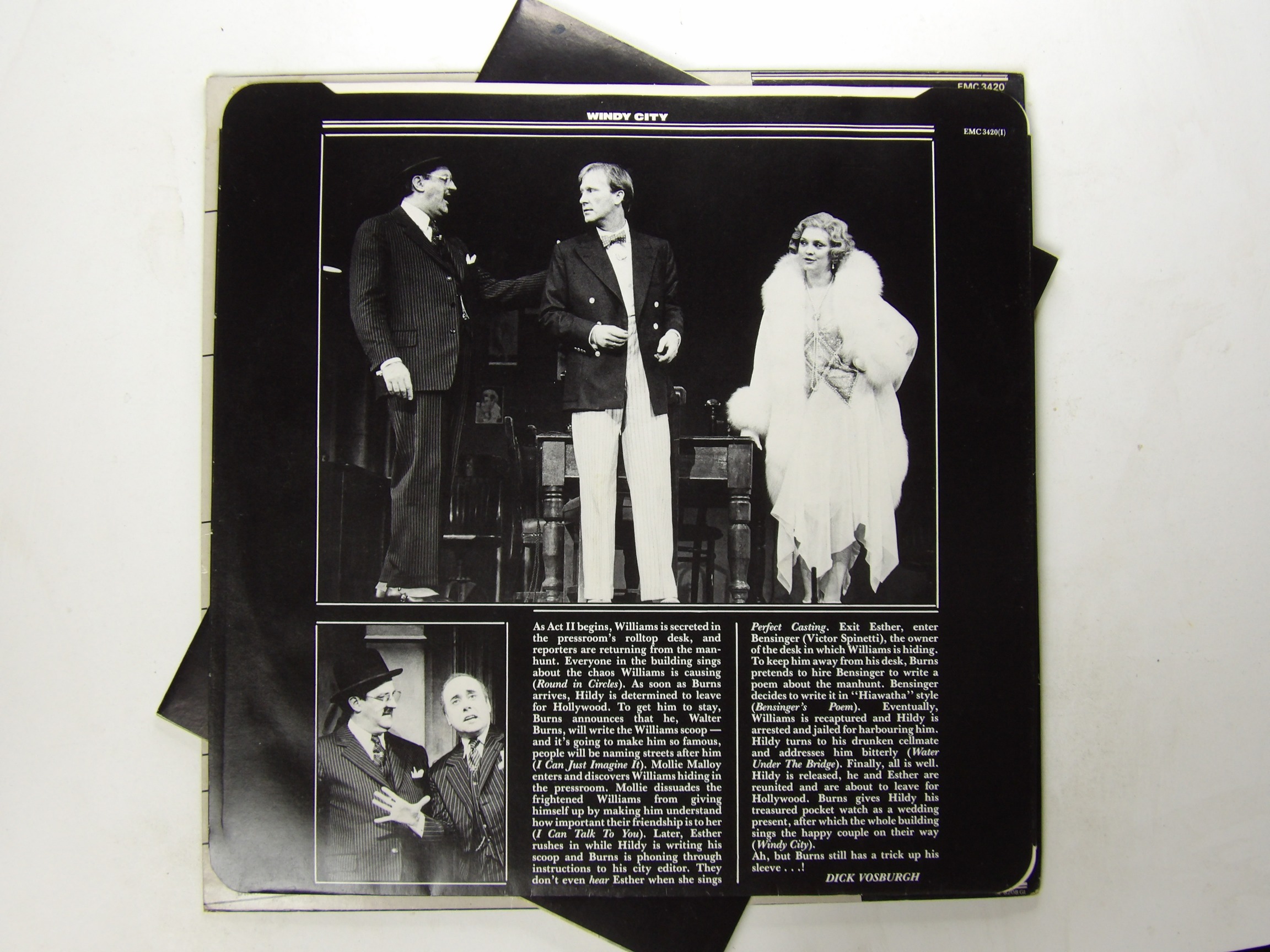 Dennis Waterman / Anton Rogers: Windy City Cast recording LP + Programme