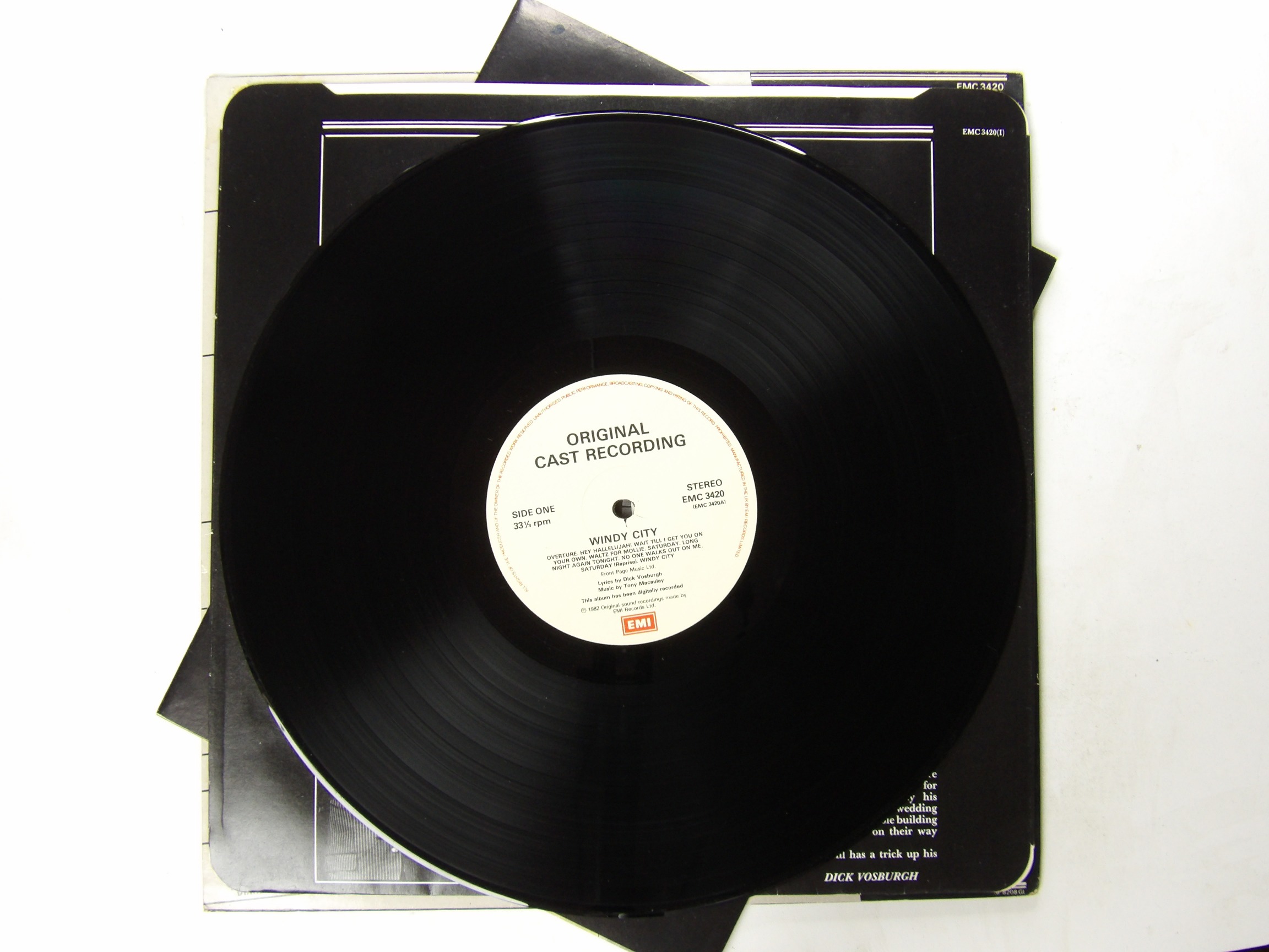 Dennis Waterman / Anton Rogers: Windy City Cast recording LP + Programme