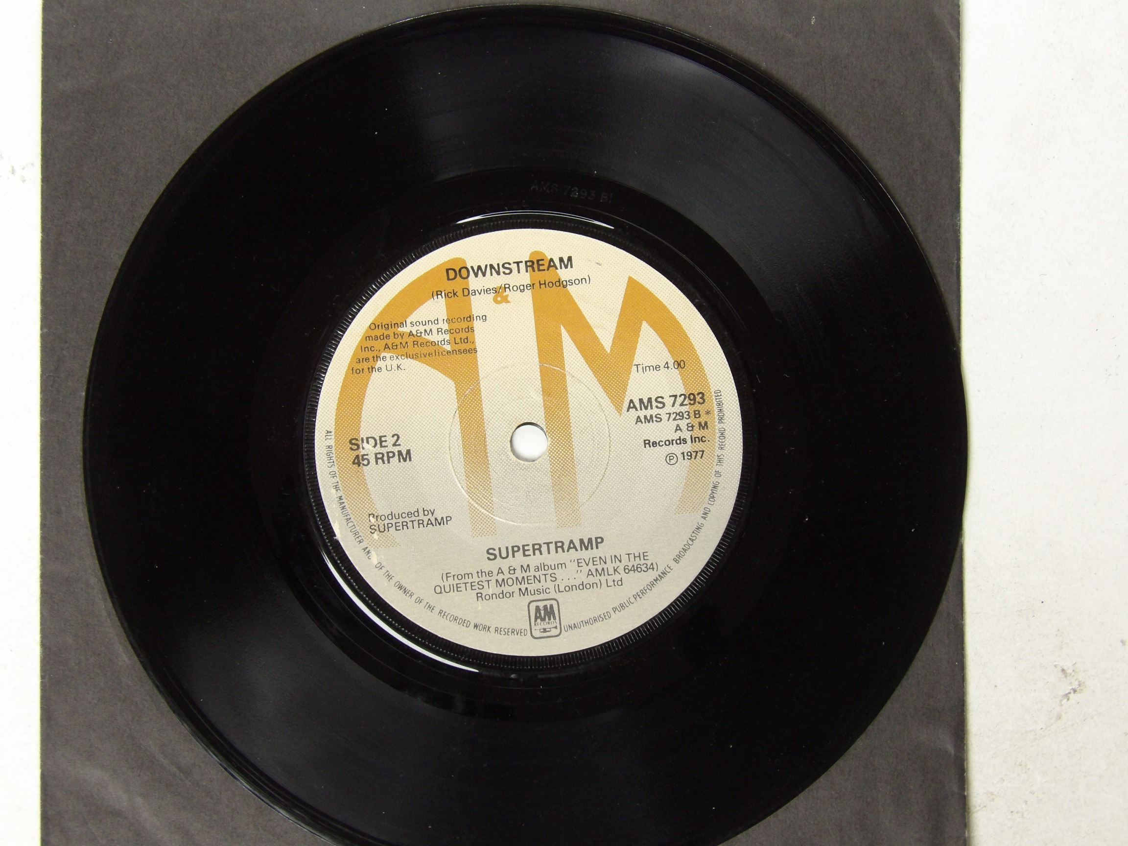 Supertramp: Give A Little Bit 1977 7"